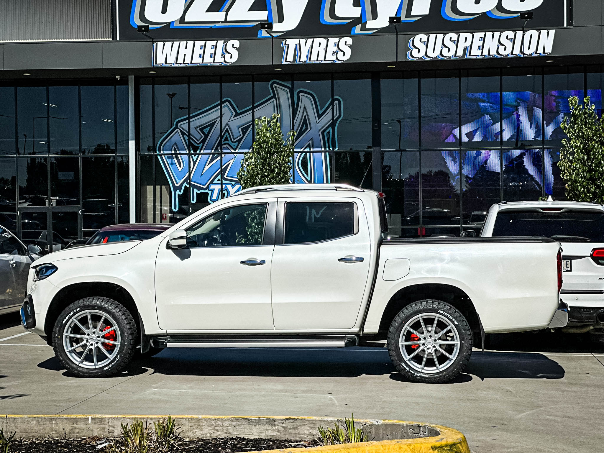 mercedes-benz x-class hussla moz bright silver wheel #12481
