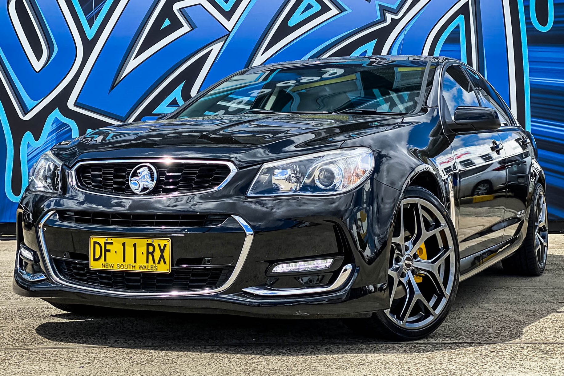 HOLDEN COMMODORE HUSSLA FLEX HYPER BLACK Wheel #12513