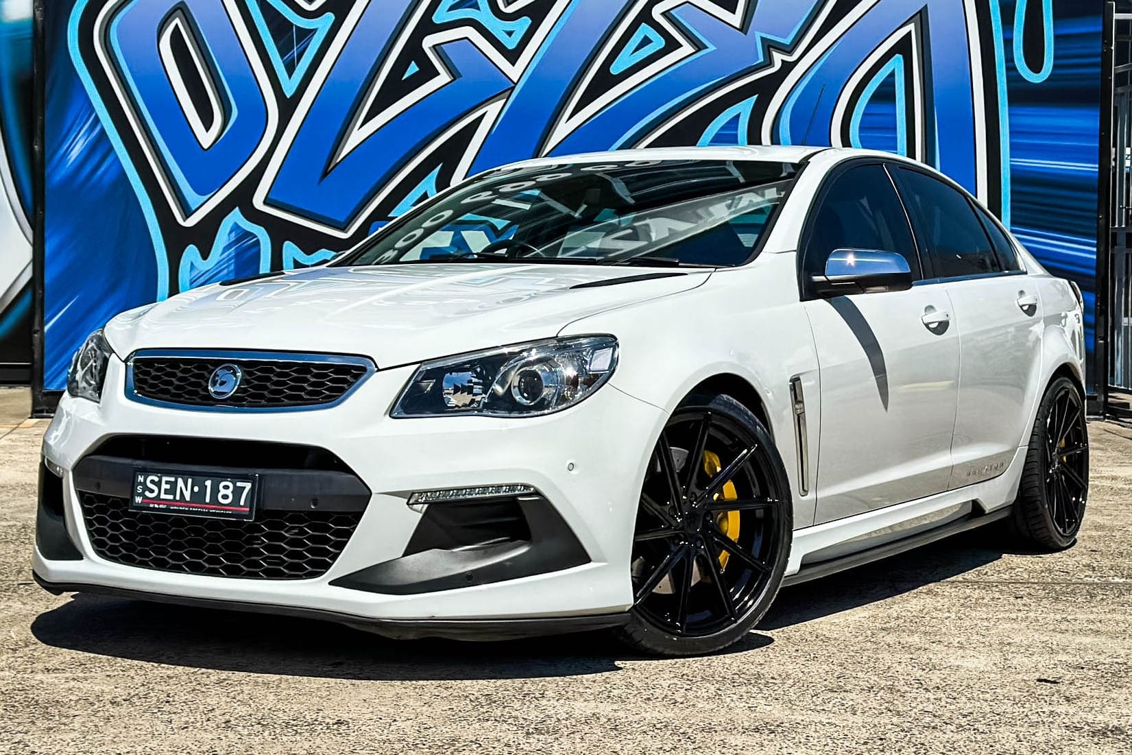 HOLDEN HSV SENATOR HUSSLA ALZ GLOSS BLACK Wheel #12536