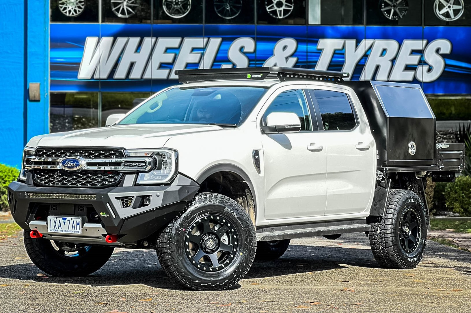 FORD RANGER NEXT GEN HUSSLA SPITFIRE MATTE BLACK Wheel #12612