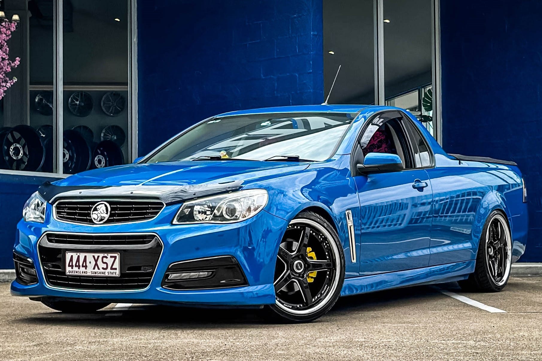 HOLDEN COMMODORE VERTINI DRIFT GLOSS BLACK CHROME LIP Wheel #12665