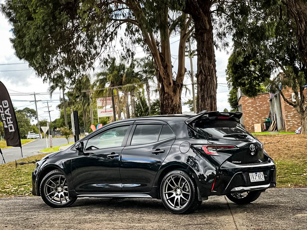 toyota corolla avid av-32 hyper black wheel #12705