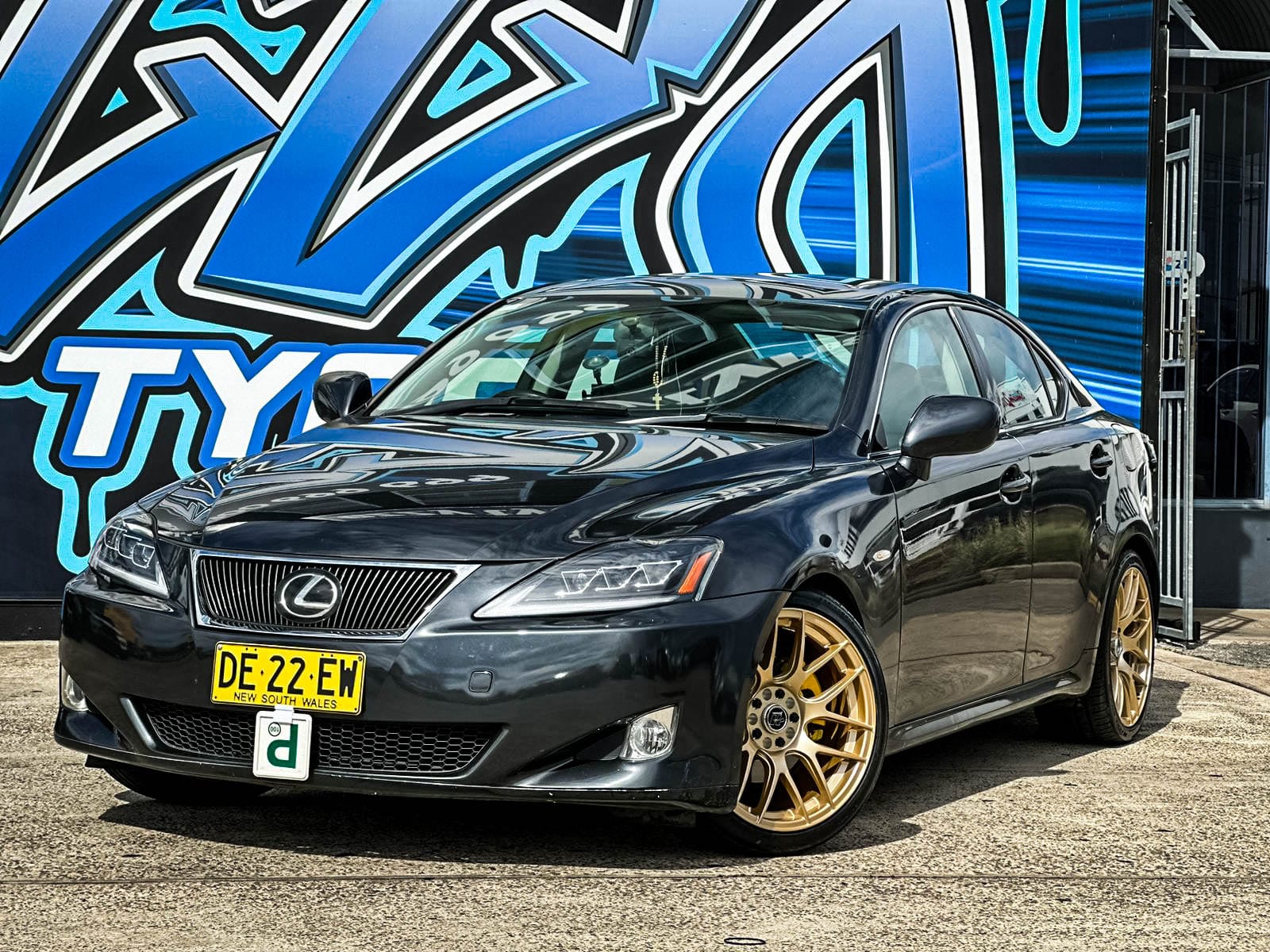 LEXUS IS HUSSLA 030 GOLD Wheel #12776