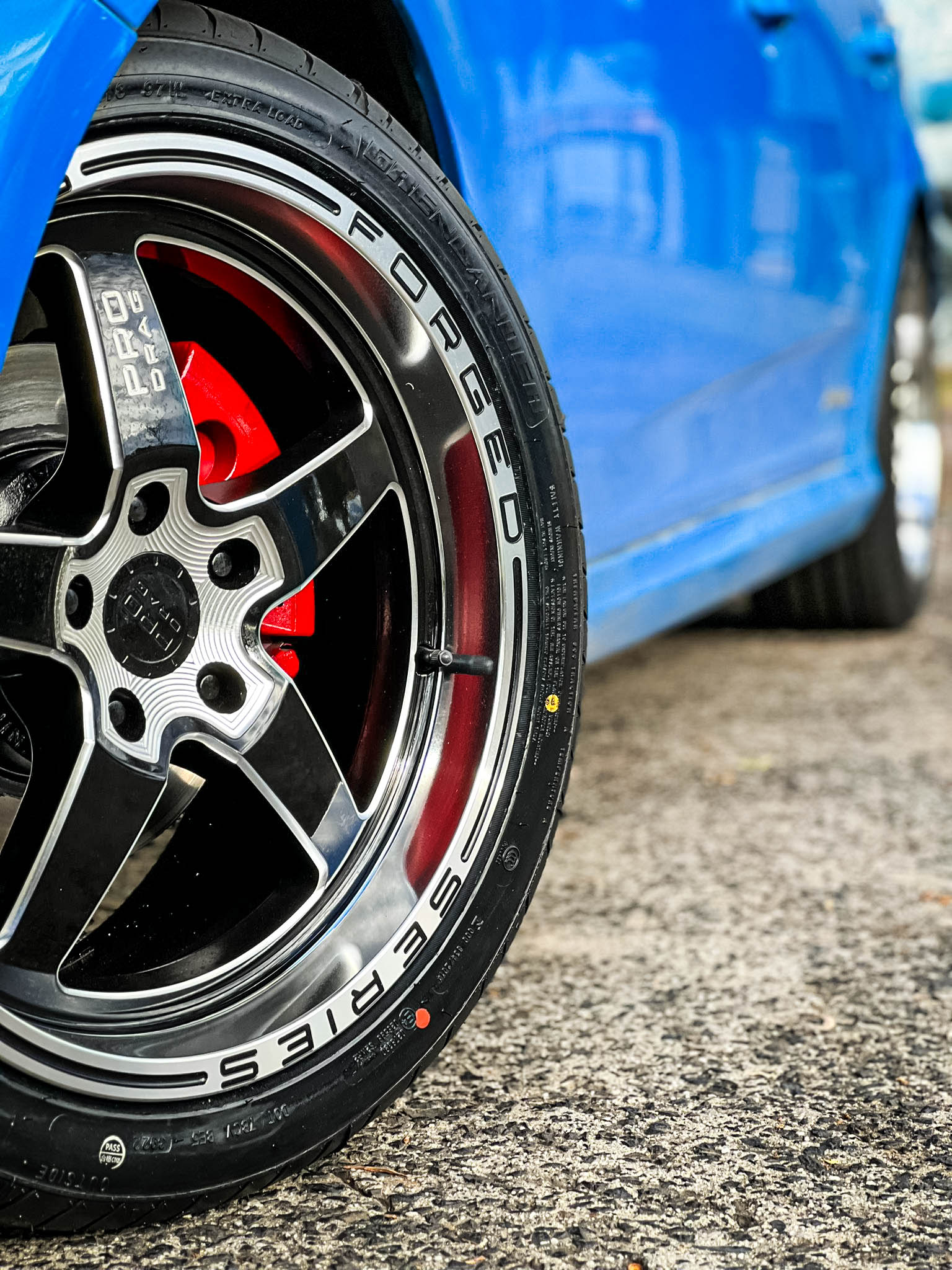 ford falcon pro drag pd1 black lip wheel #12794