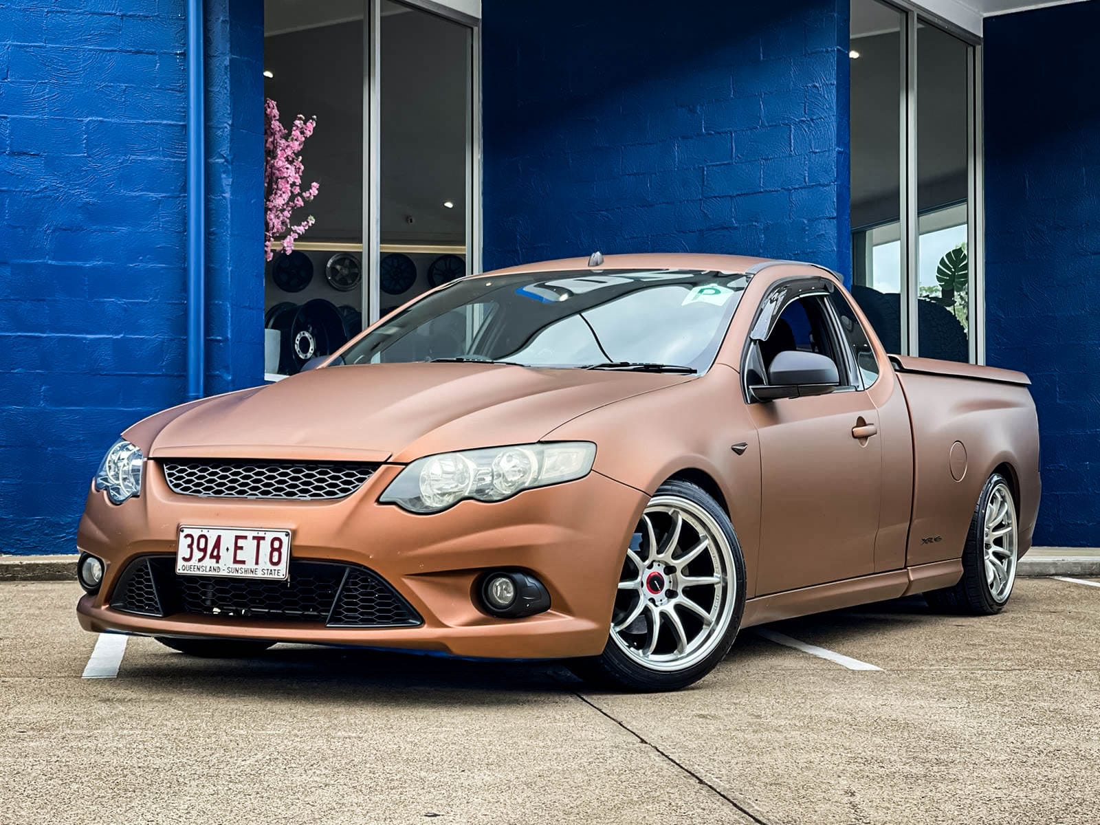 ford falcon avid av-40 hyper black wheel #12801