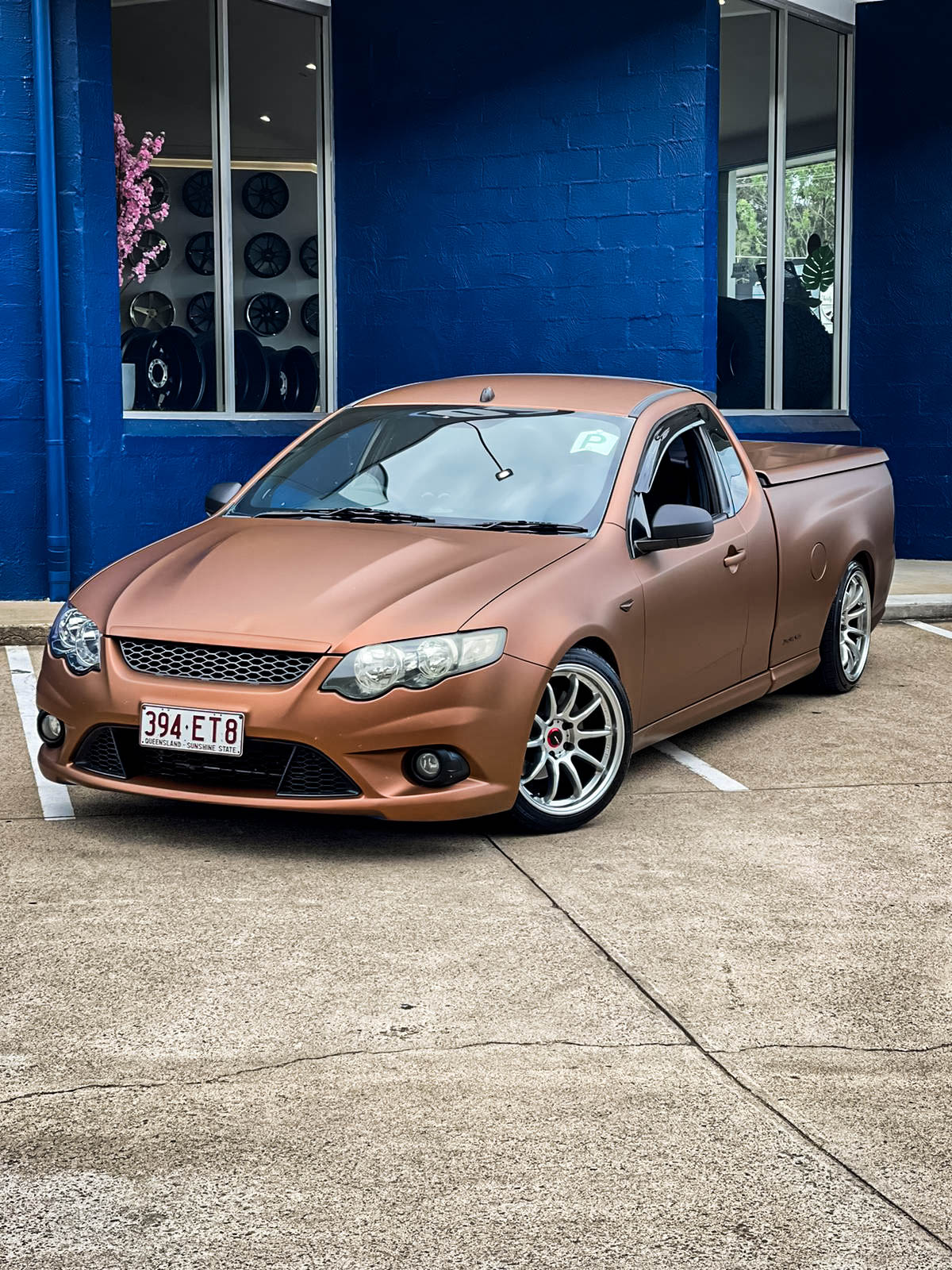 ford falcon avid av-40 hyper black wheel #12801