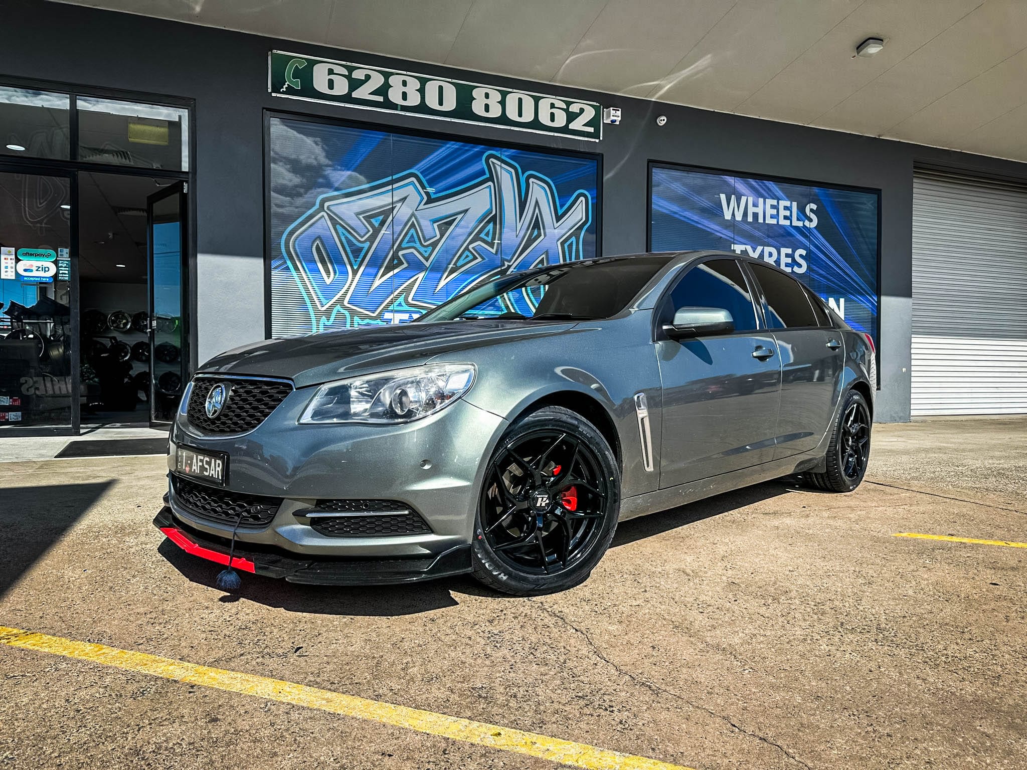 HOLDEN COMMODORE HUSSLA SHAZ GLOSS BLACK Wheel #12804