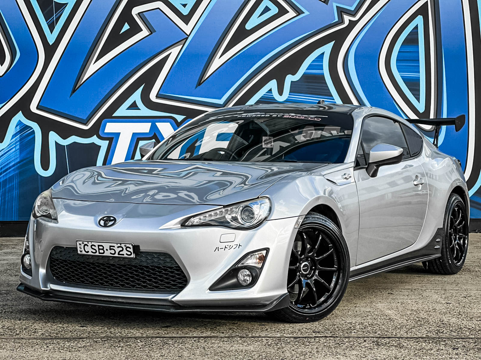 toyota 86 avid av-40 gloss black wheel #12853