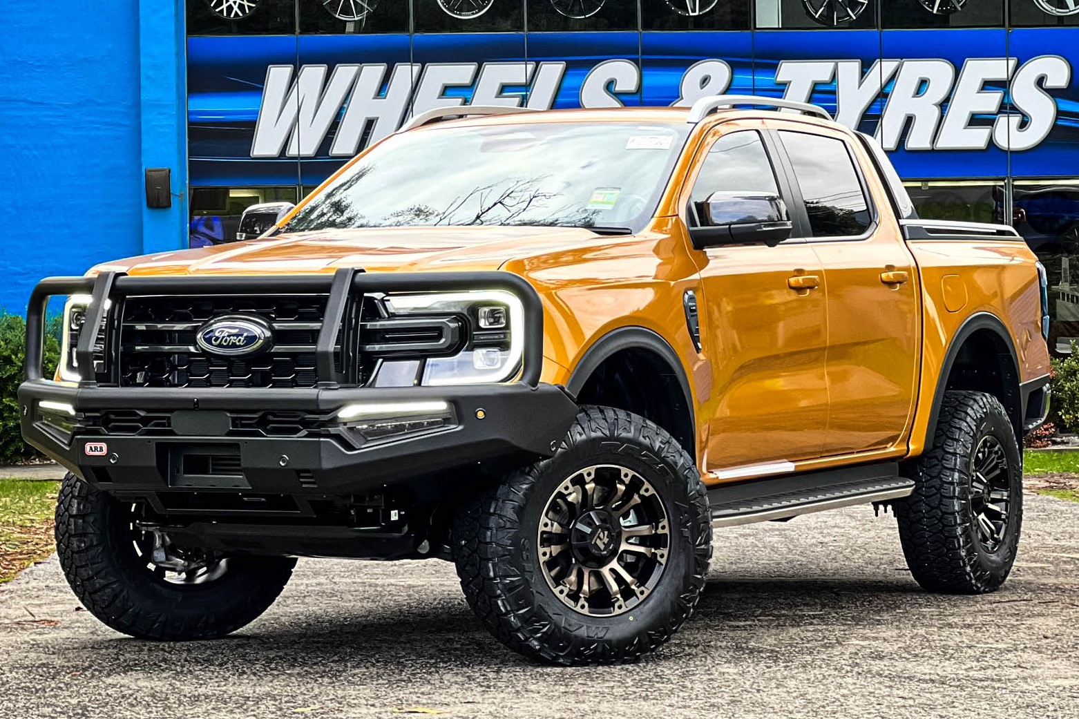 FORD RANGER NEXT GEN HUSSLA AMBUSH BRONZE TINT FACE Wheel #12948