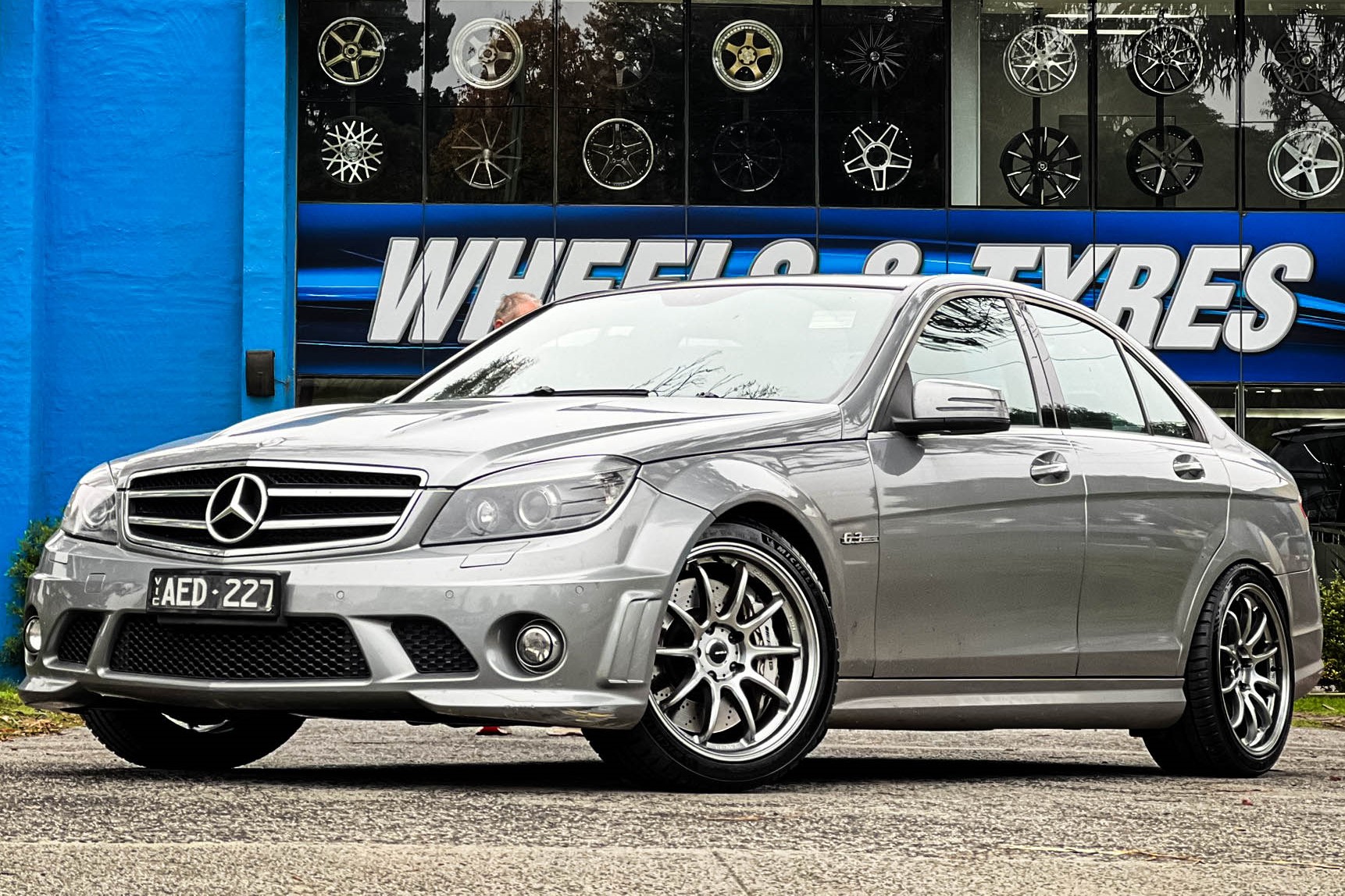 MERCEDES-BENZ C-CLASS AVID AV-40 HYPER BLACK Wheel #12998