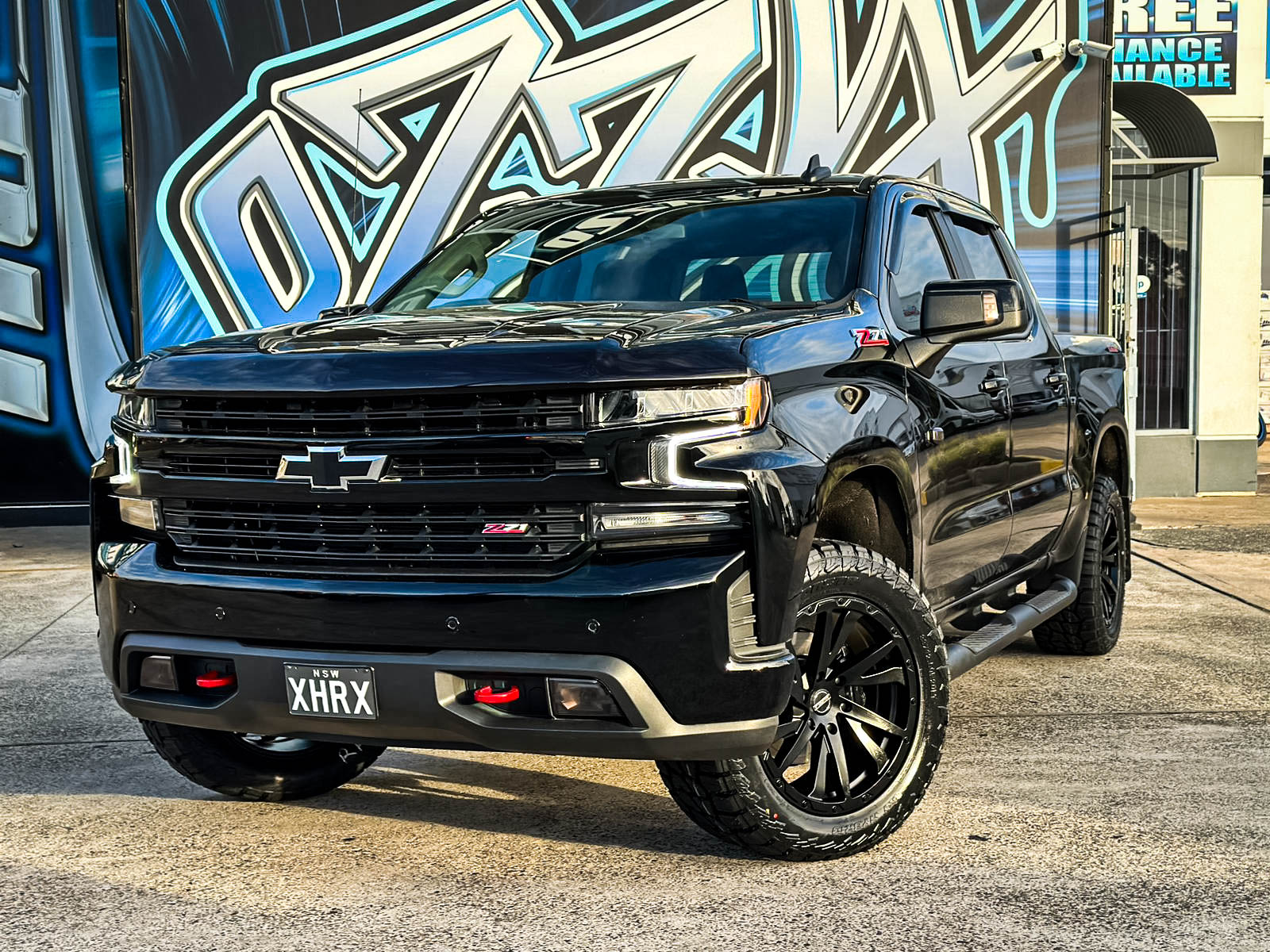 chevrolet silverado hussla ss2 matte black black bolts wheel #13011