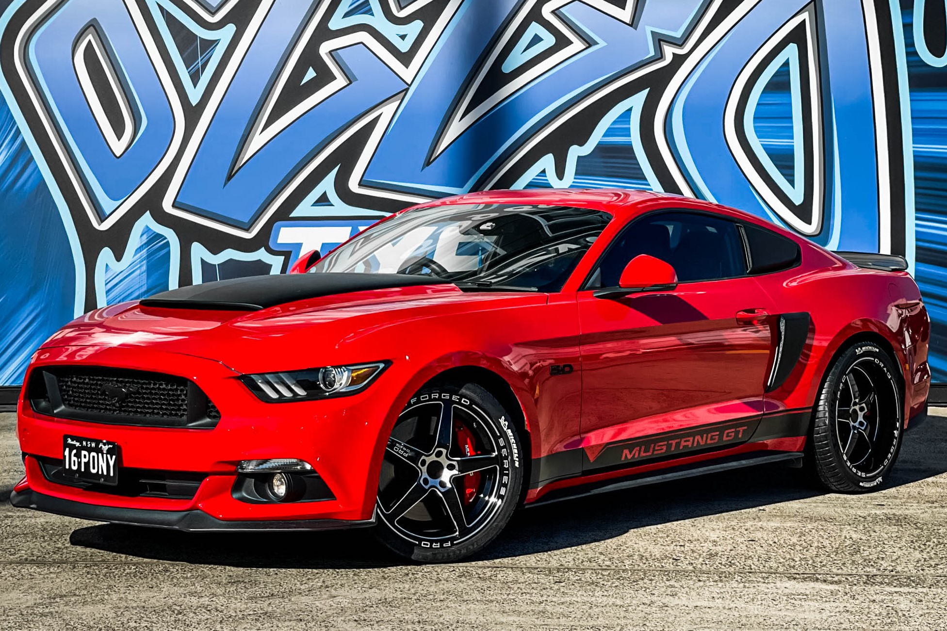 FORD MUSTANG PRO DRAG PD1 BLACK LIP Wheel #13101