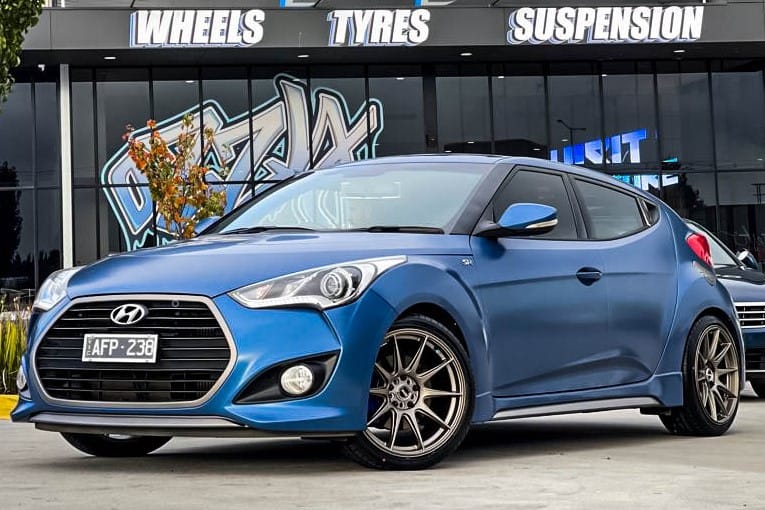 HYUNDAI VELOSTER HUSSLA 027 MATTE BRONZE Wheel #13120