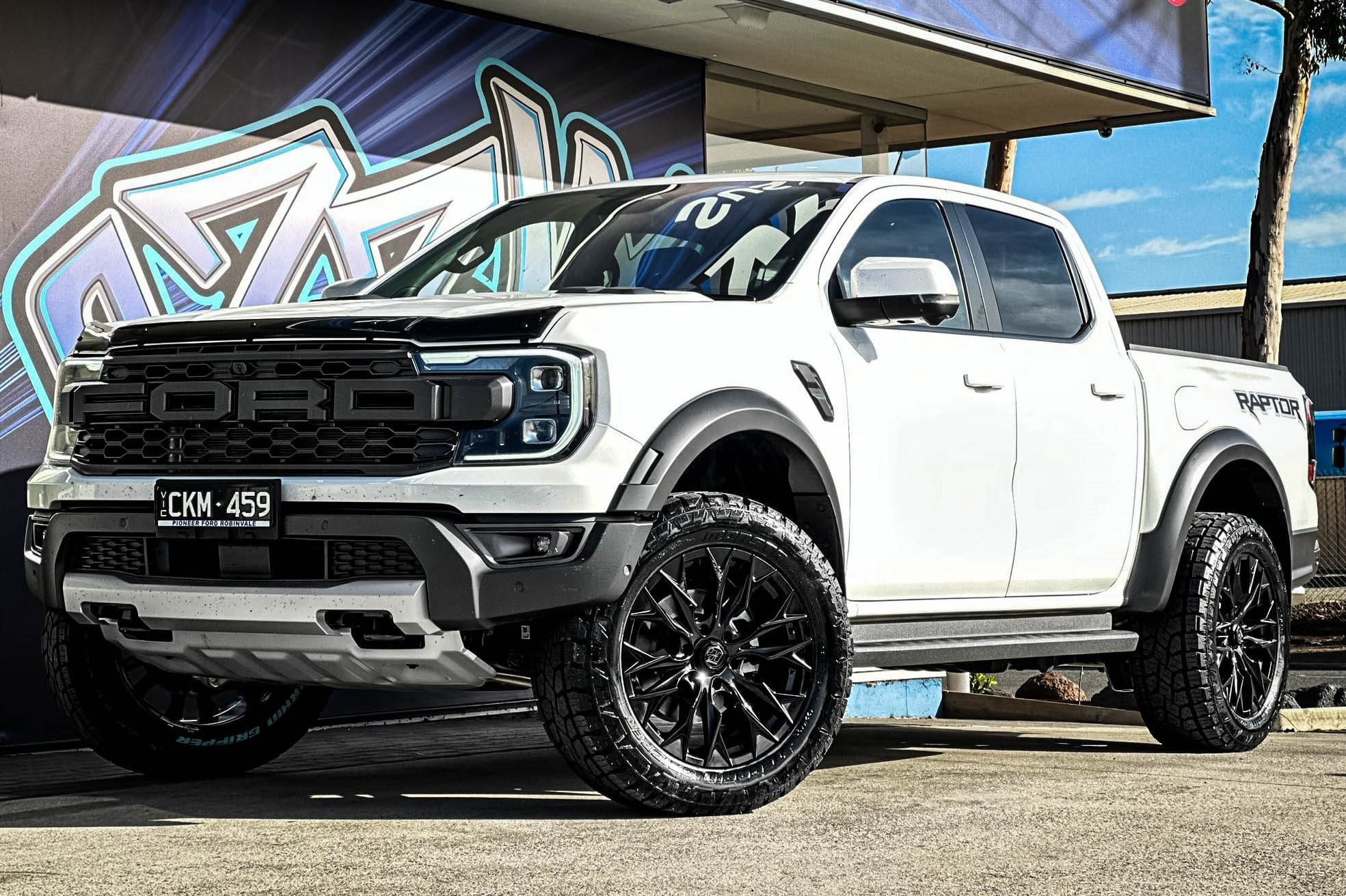 ford ranger next gen hussla phantom gloss black wheel #13133