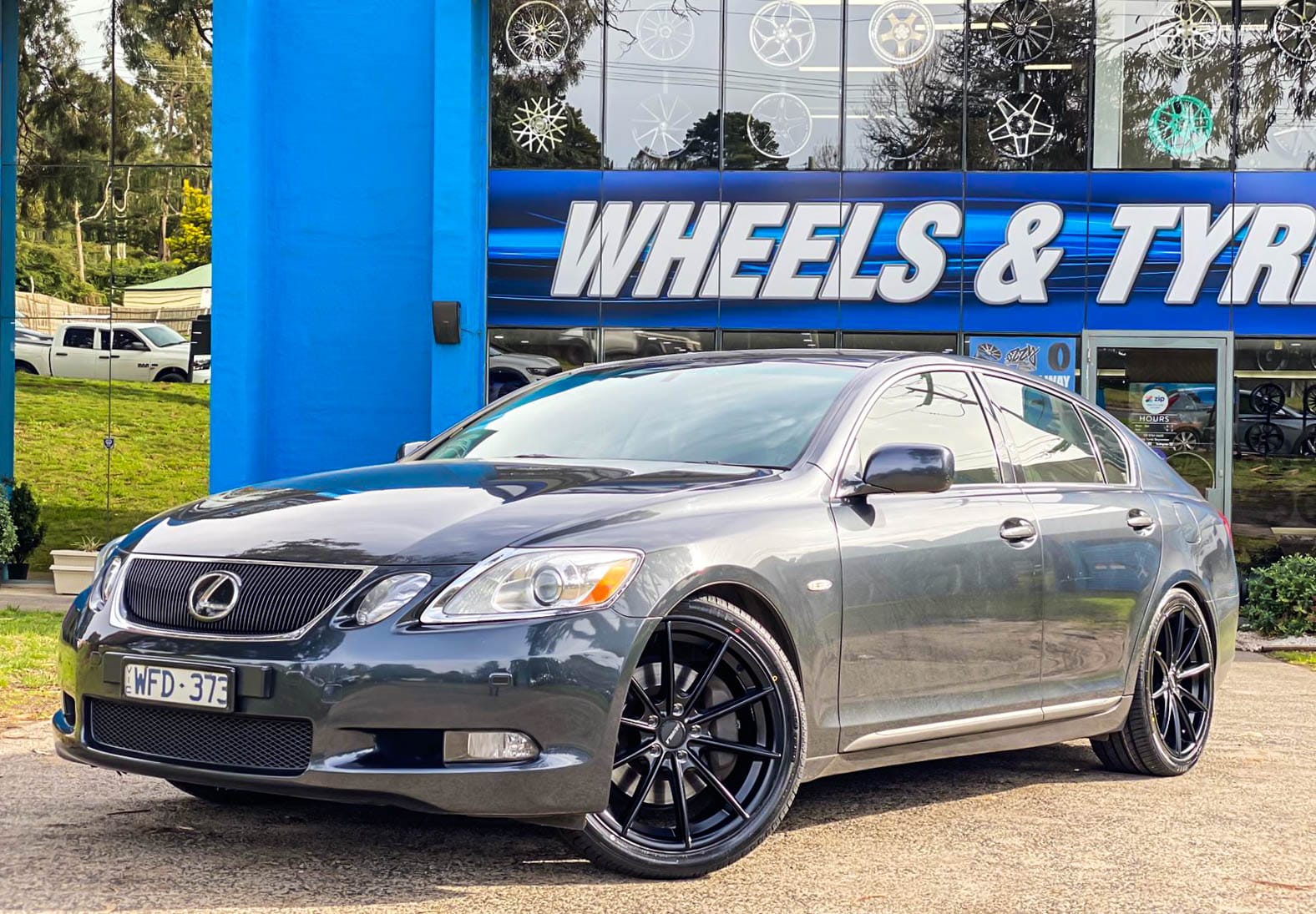 LEXUS GS HUSSLA MOZ MATTE BLACK #1314