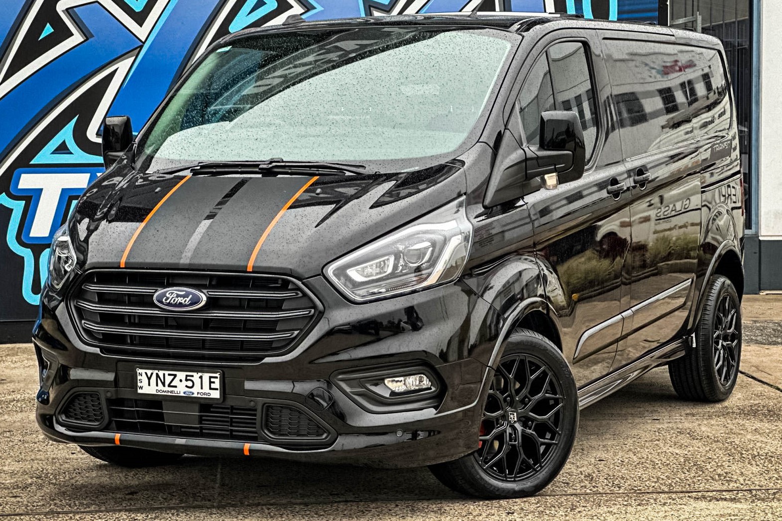 FORD TRANSIT HUSSLA TRANSIT FULL GLOSS BLACK Wheel #13196