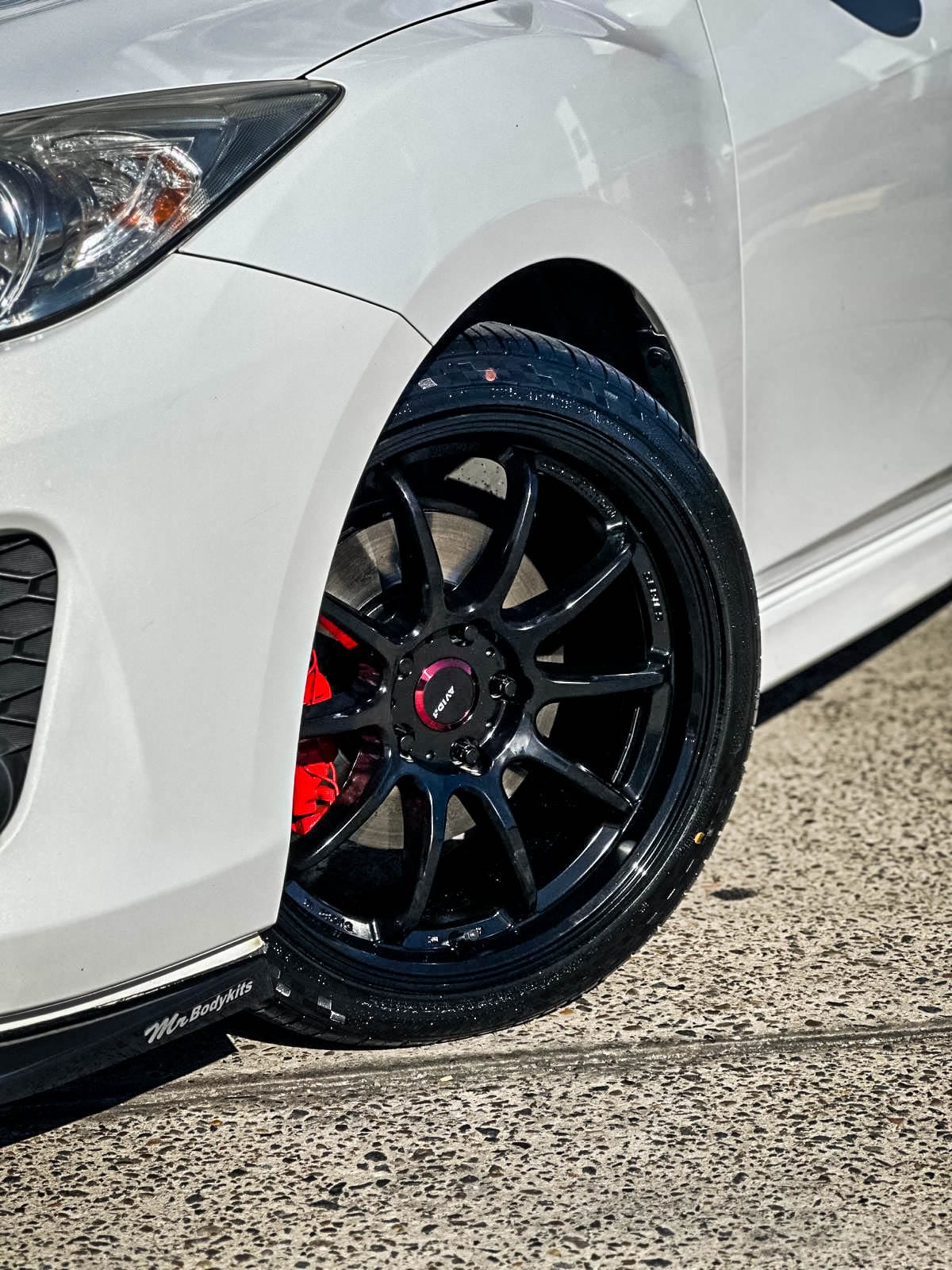 mazda 3 avid av-40 gloss black wheel #13224