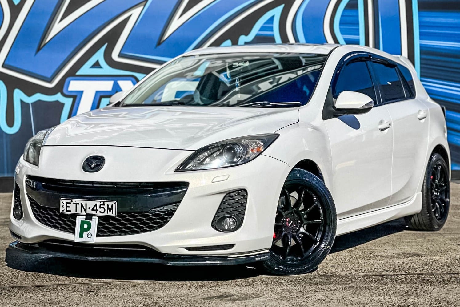 mazda 3 avid av-40 gloss black wheel #13224