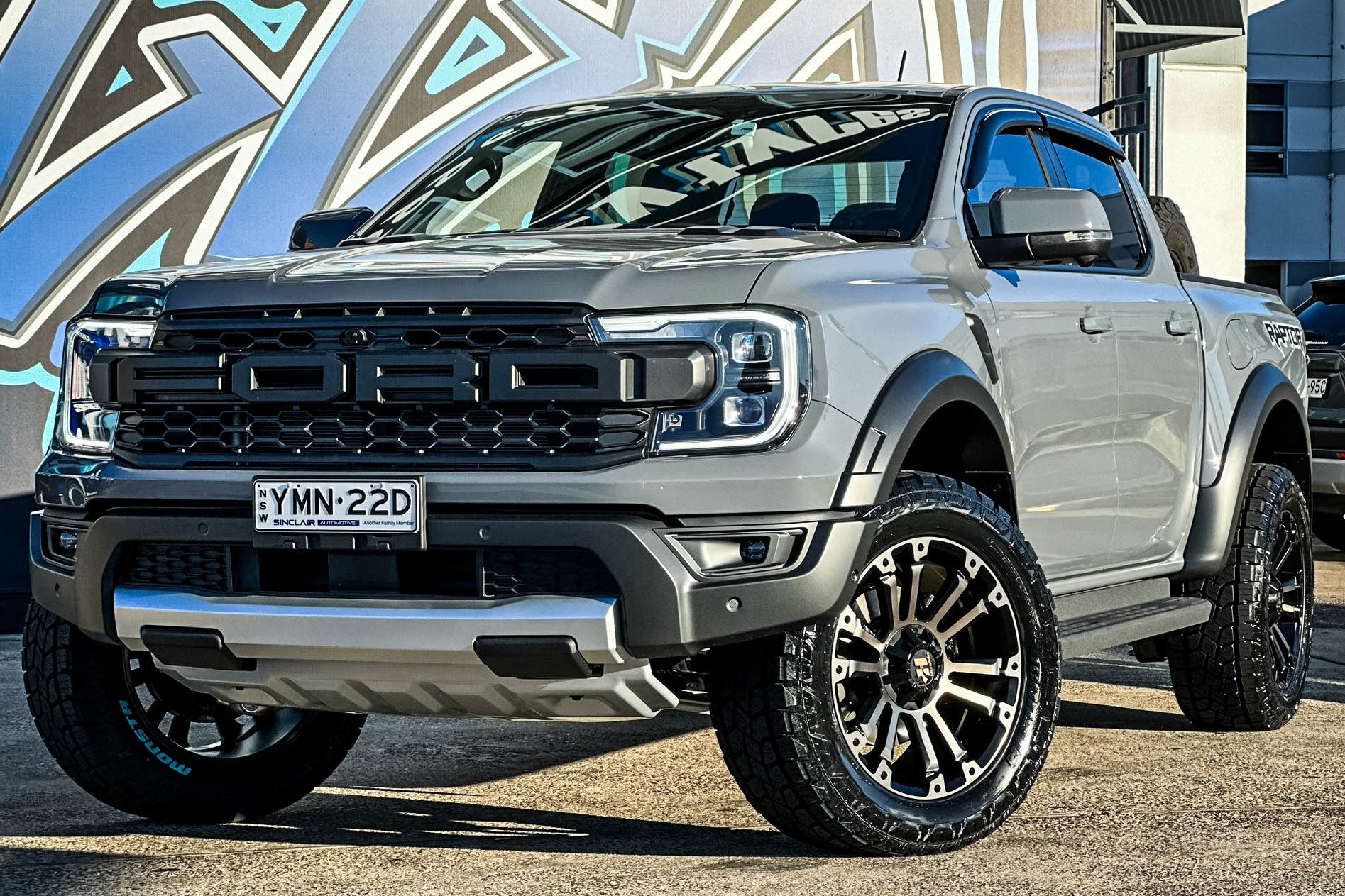 ford ranger next gen hussla ambush bronze tint face wheel #13232