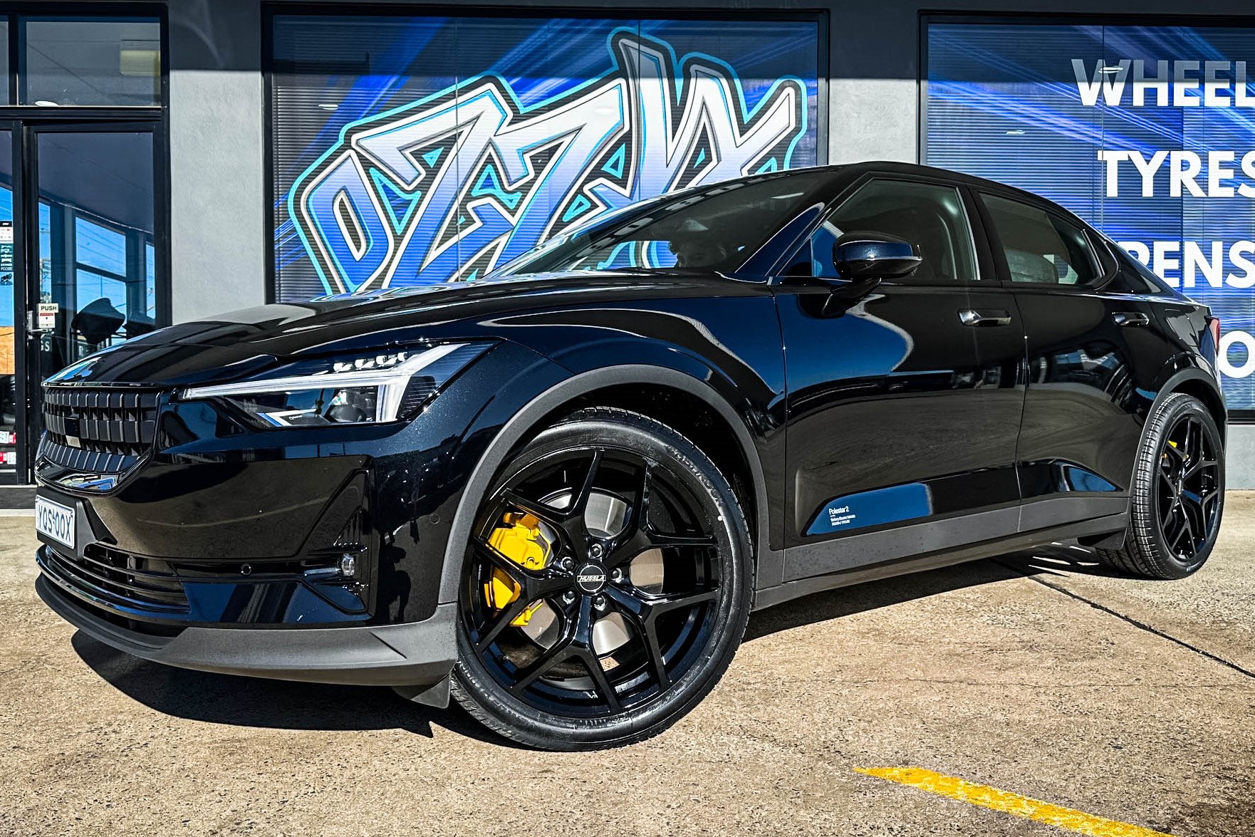 polestar polestar 2 hussla flex gloss black wheel #13241