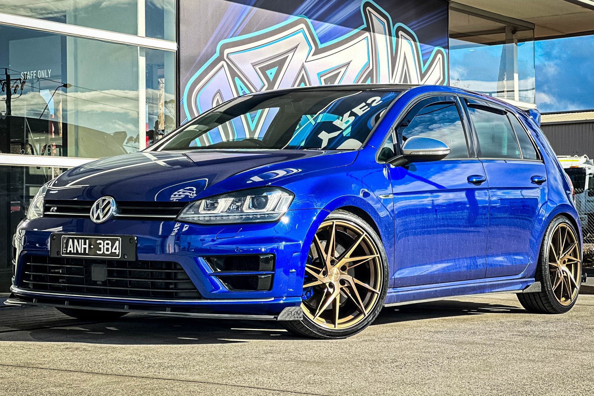 VOLKSWAGEN GOLF R VERTINI RF1.9 BRUSHED DUAL BRONZE Wheel #13255