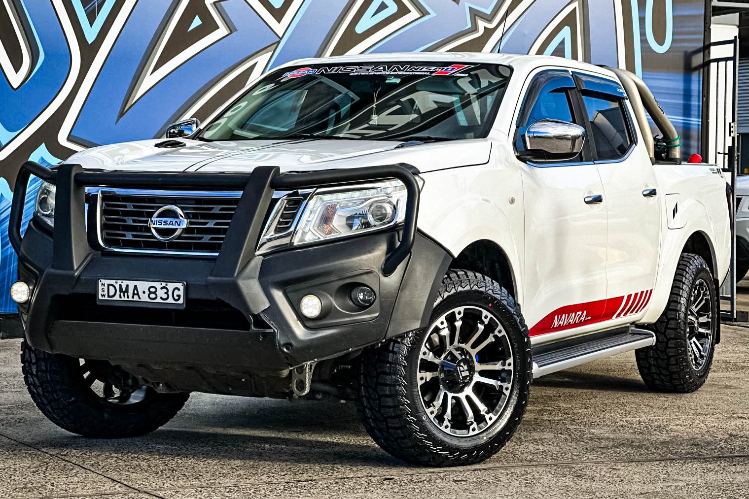 NISSAN NAVARA HUSSLA AMBUSH MACHINED FACE Wheel #13317
