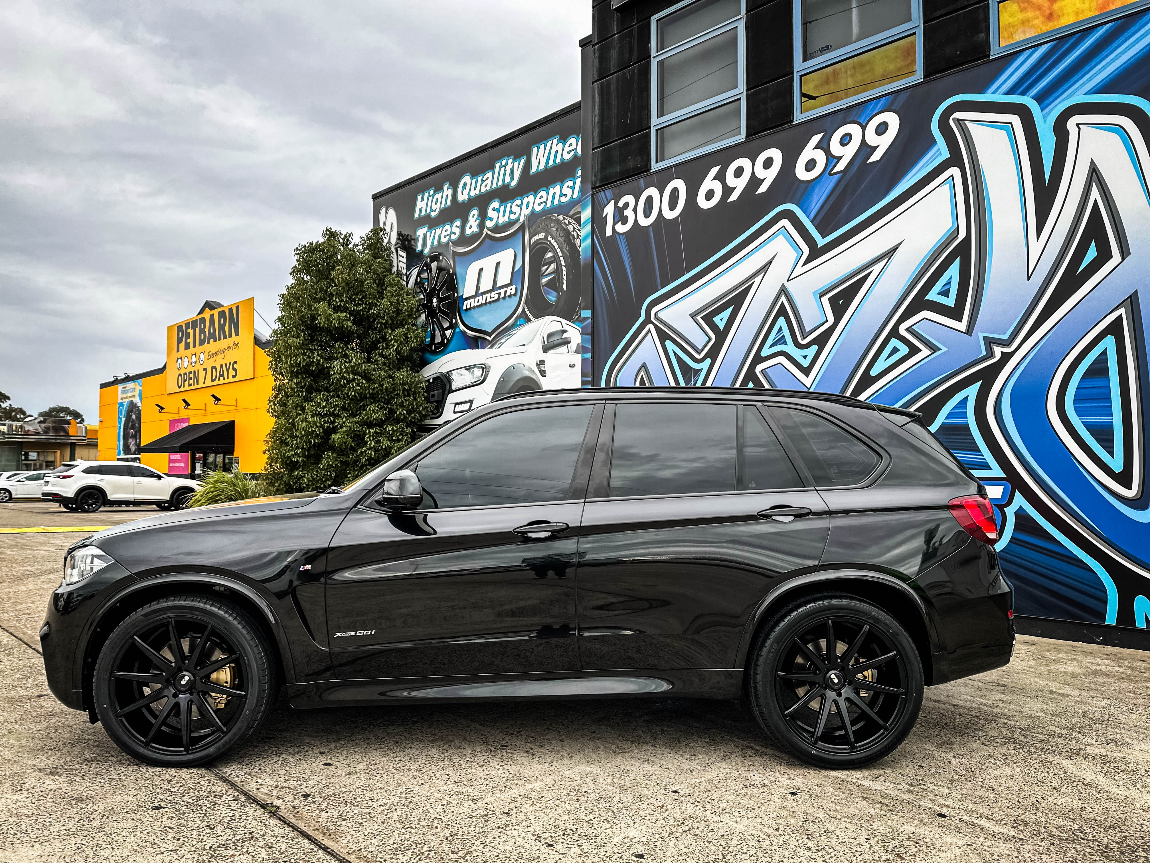 bmw x5 xo sydney matte black wheel #13376