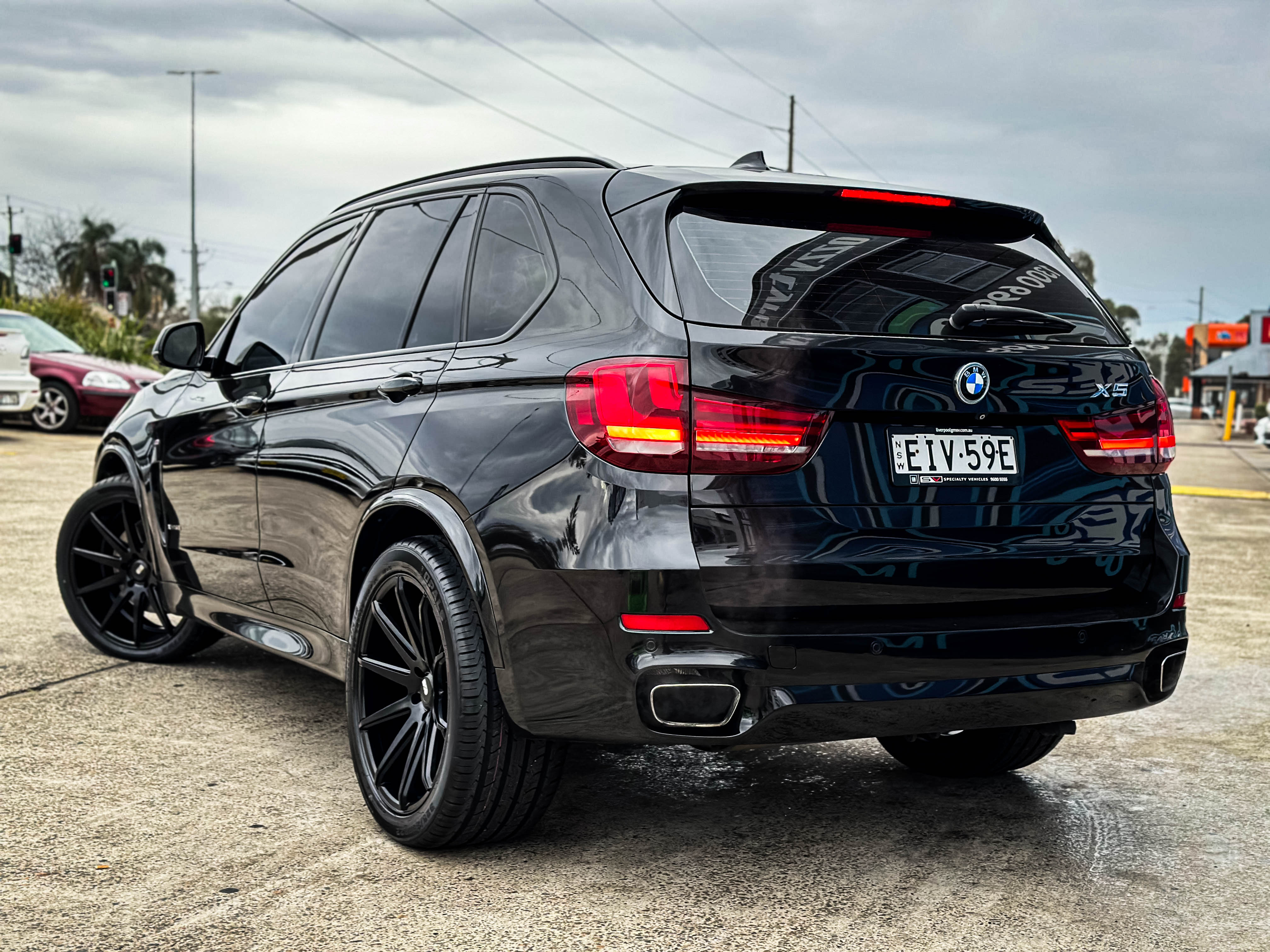 bmw x5 xo sydney matte black wheel #13376