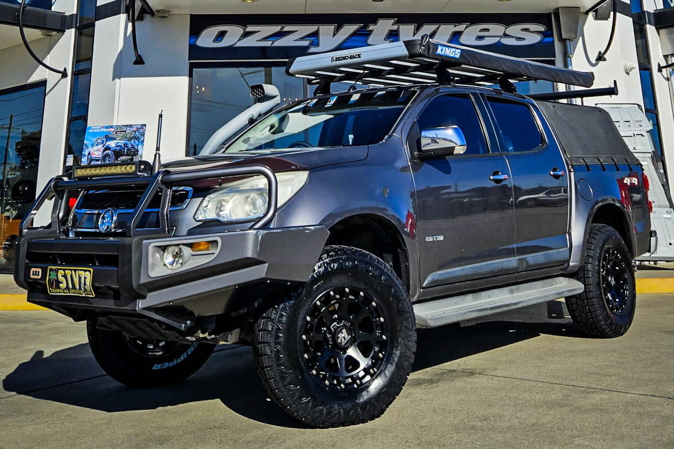 HOLDEN COLORADO HUSSLA TAKE OVER MATTE BLACK CHROME BOLTS Wheel #13466