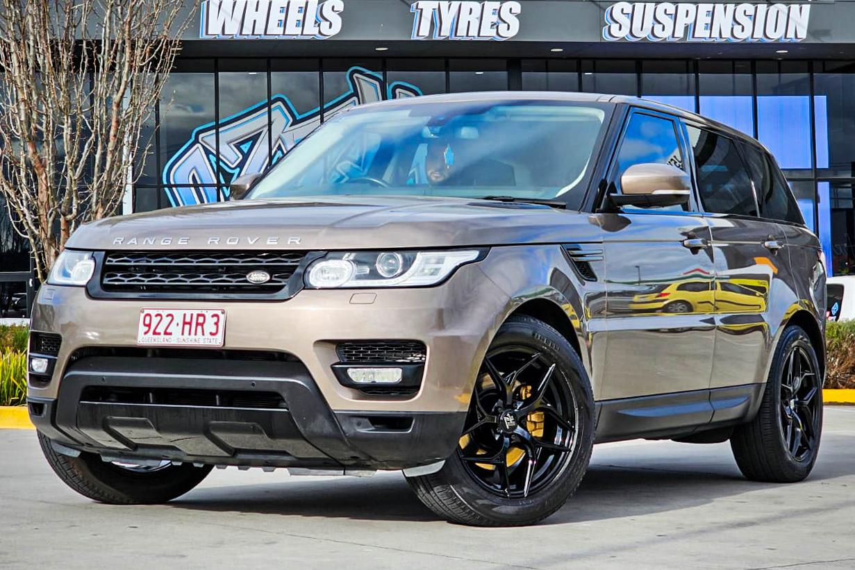 LAND ROVER RANGE ROVER HUSSLA SHAZ GLOSS BLACK Wheel #13521