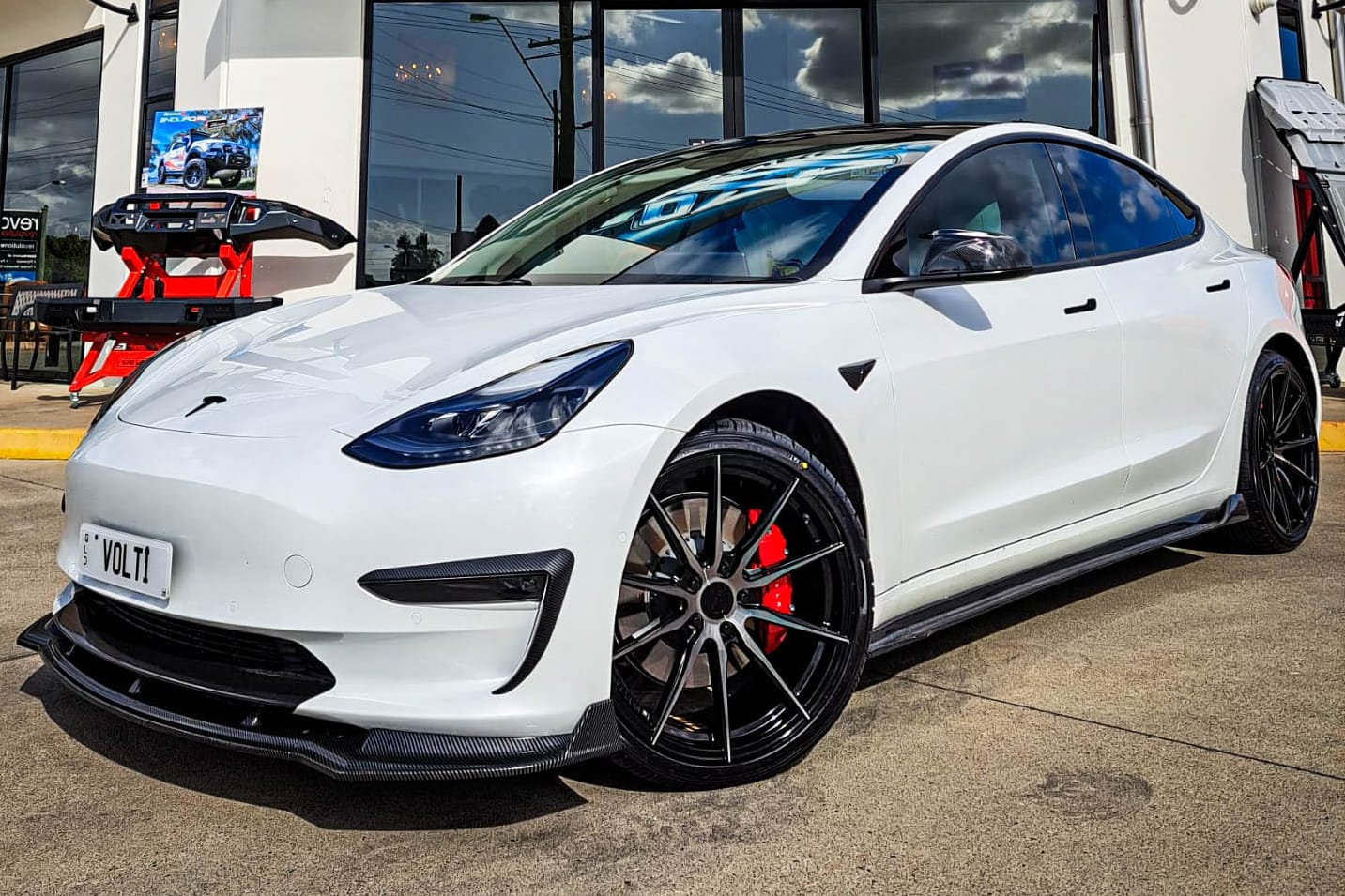 tesla model 3 vertini rf1.1 dark tint wheel #13537