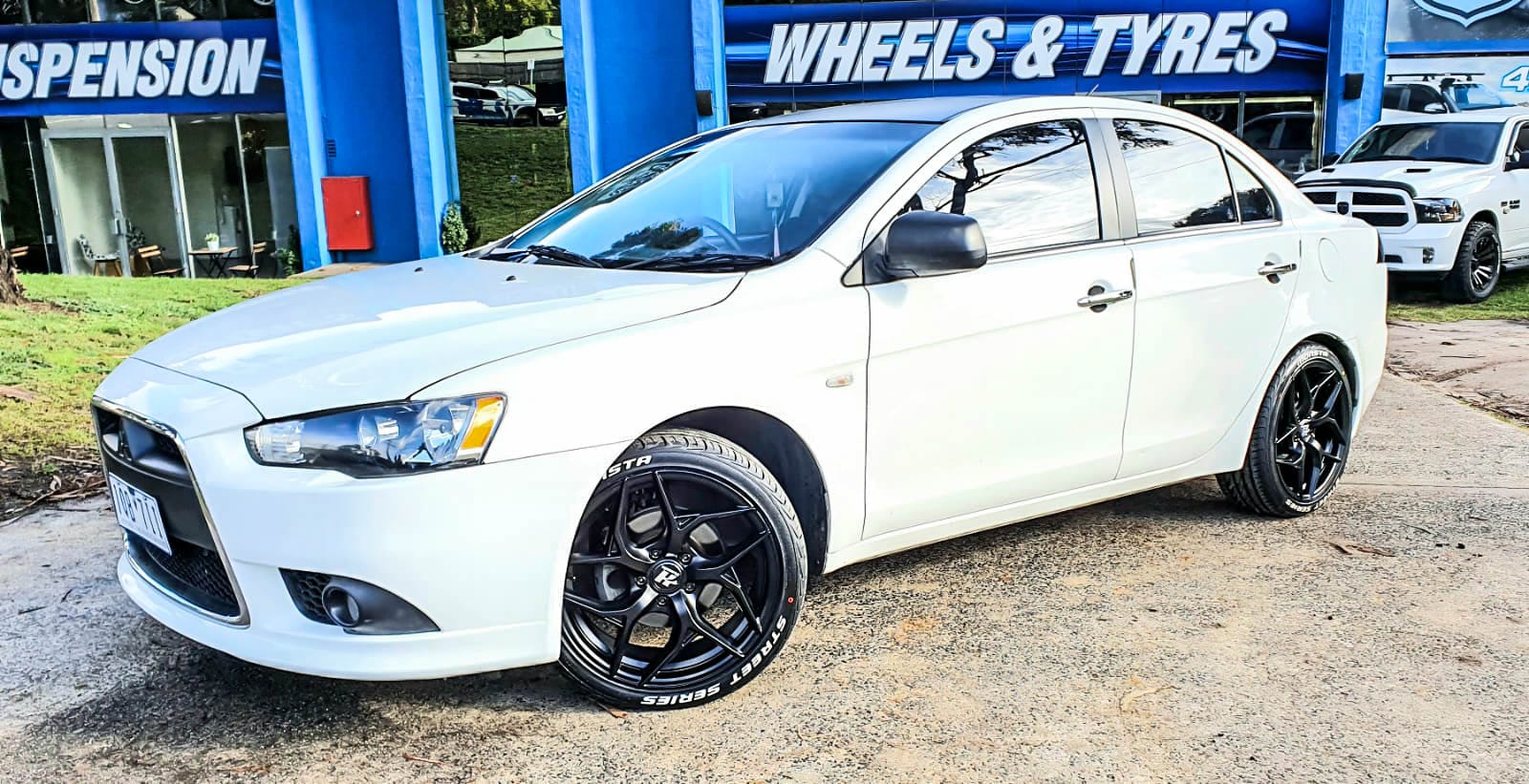 MITSUBISHI LANCER HUSSLA SHAZ MATTE BLACK #1355