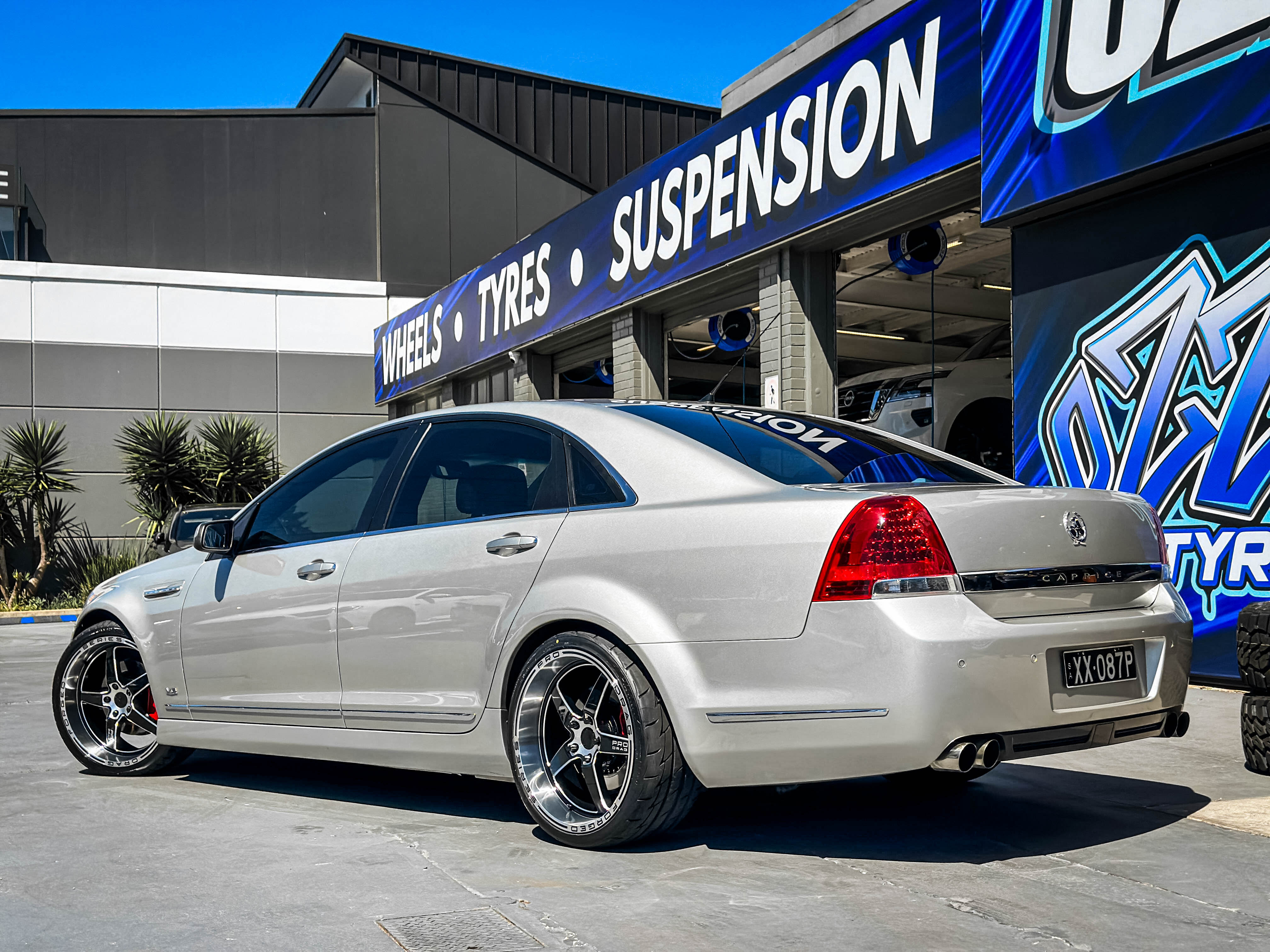 holden caprice pro drag pd1 machined lip wheel #13717