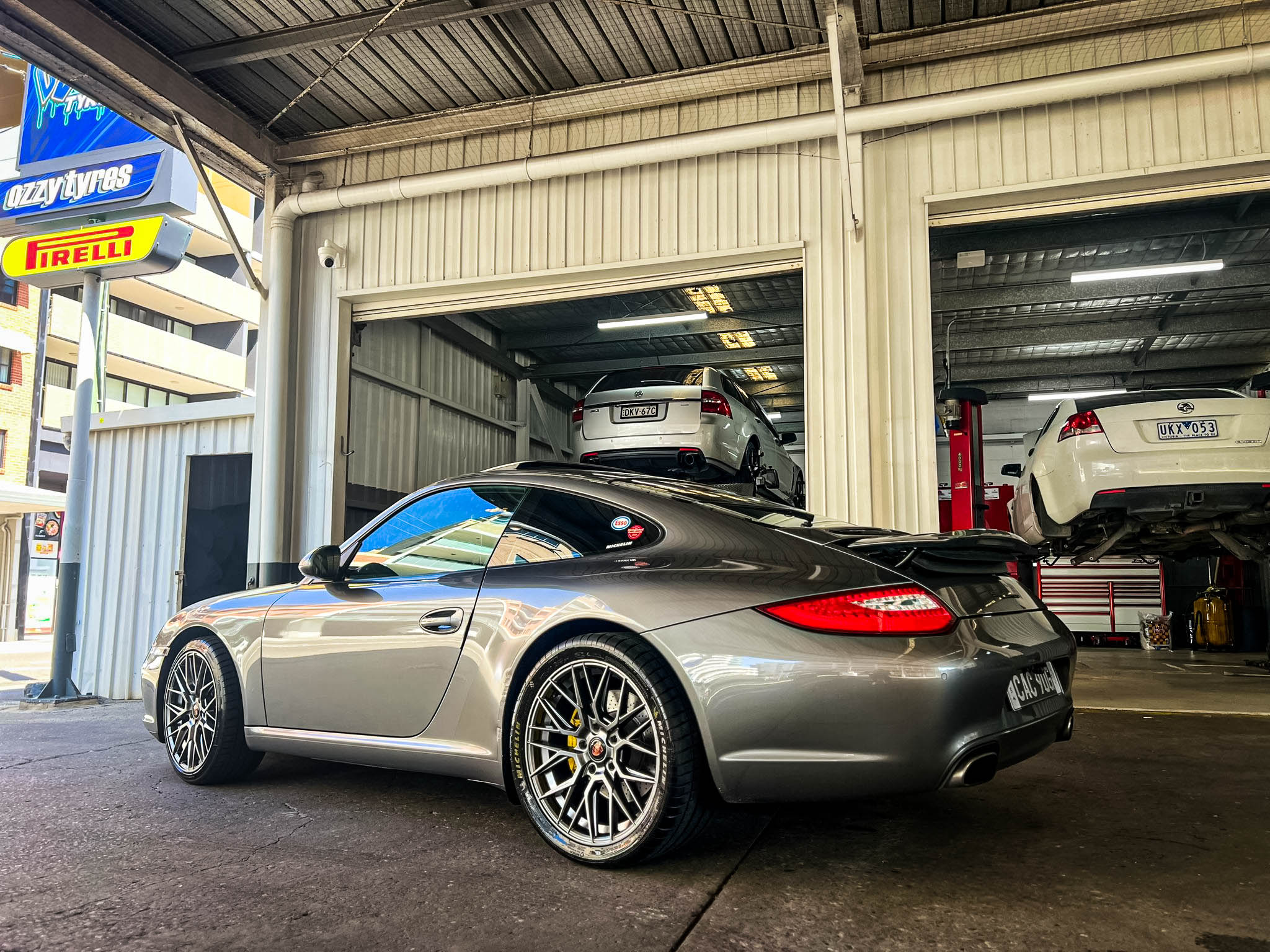porsche 911 hussla lit hyper black wheel #13743