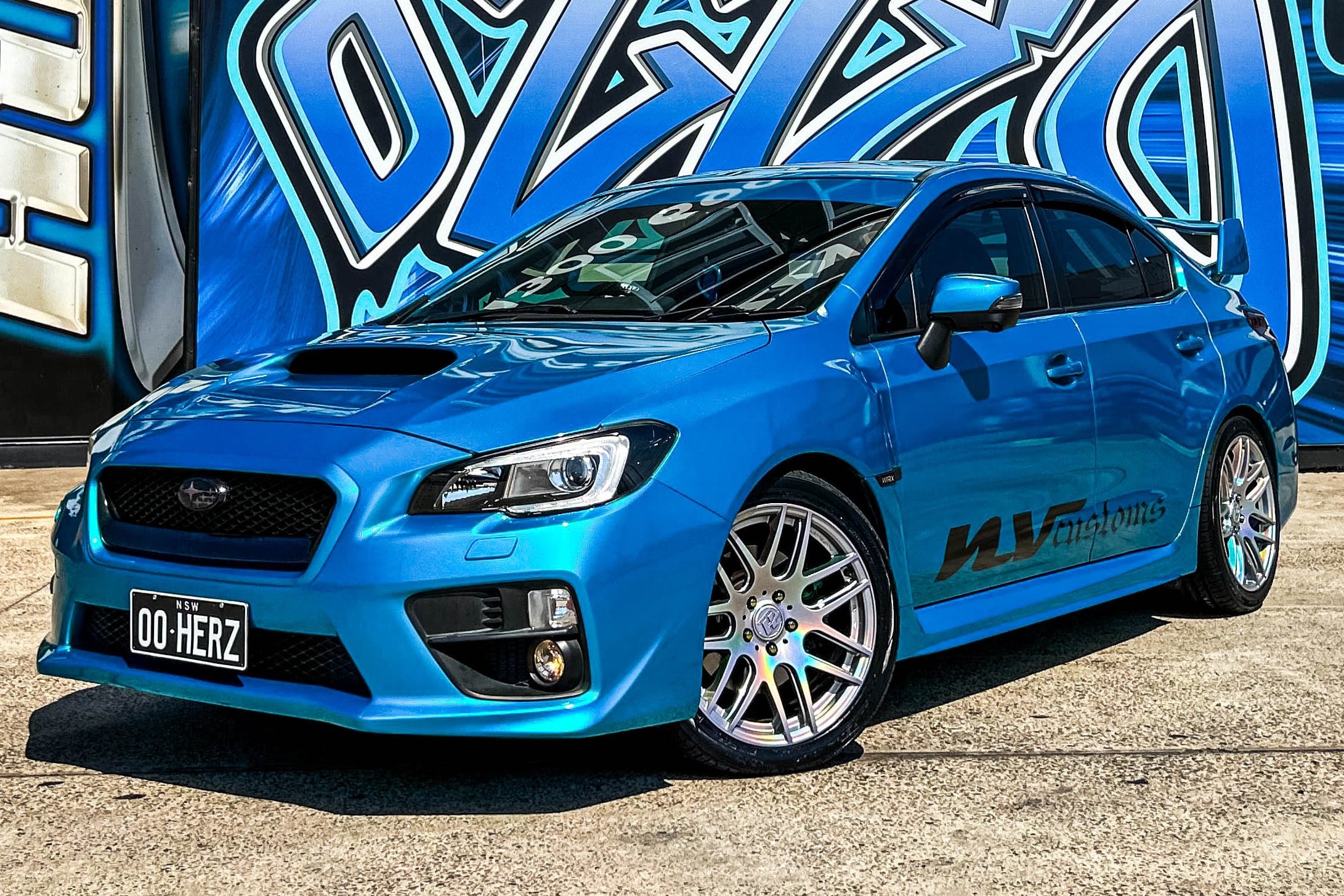 subaru wrx hussla euro cosmic pearl wheel #13773