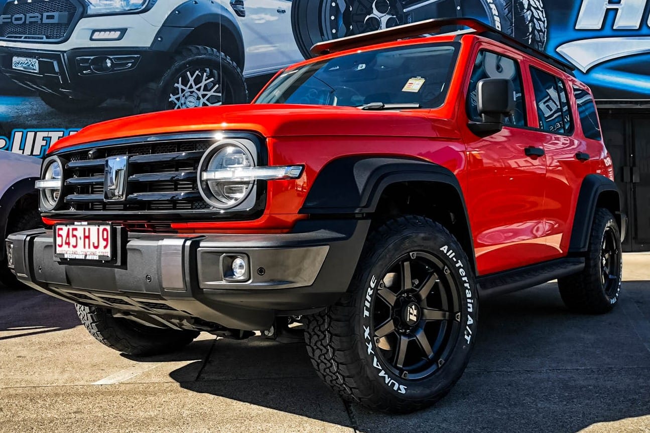 GREAT WALL TANK 300 HUSSLA BATTLE MATTE BLACK DARK TINT Wheel #13779