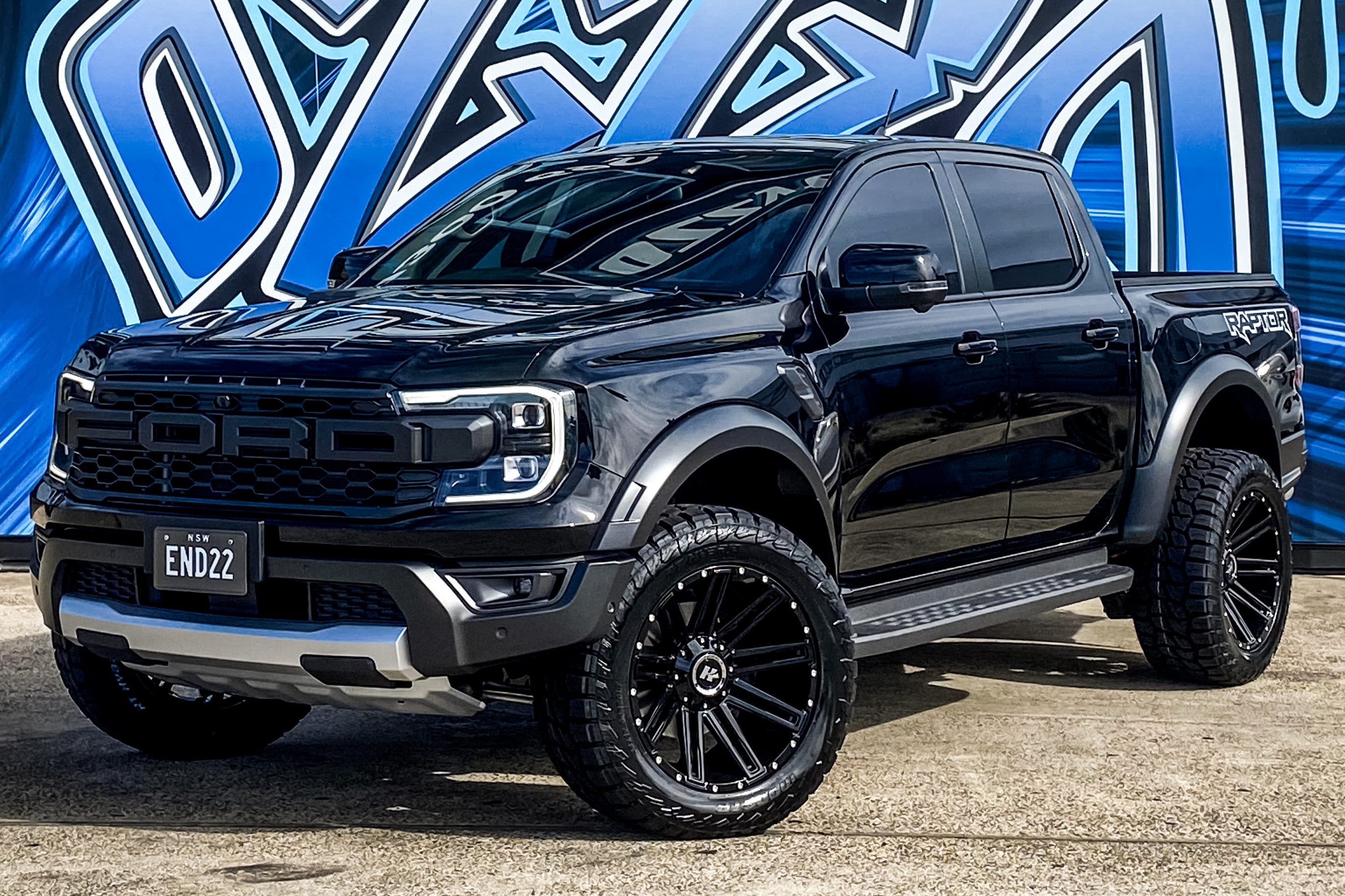 ford ranger next gen hussla gav gloss black wheel #13860