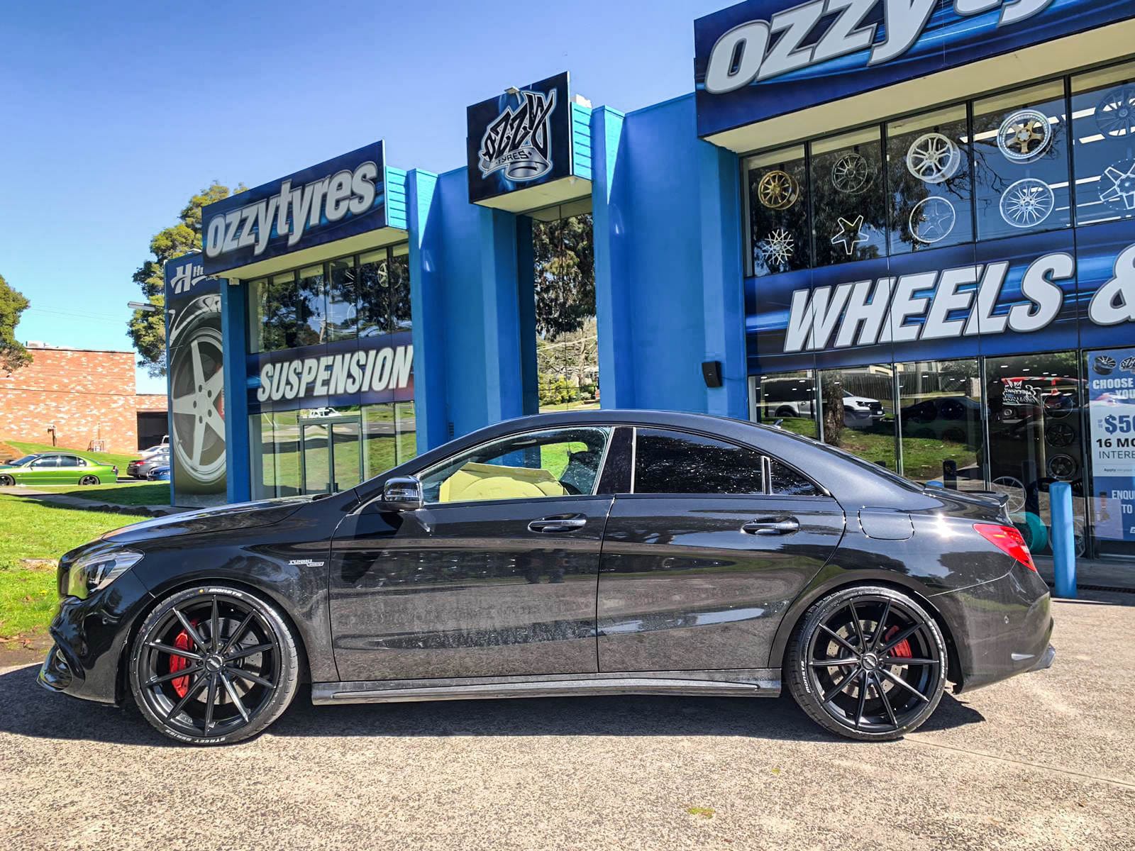 Mercedes-benz c-class hussla moz matte black #1388