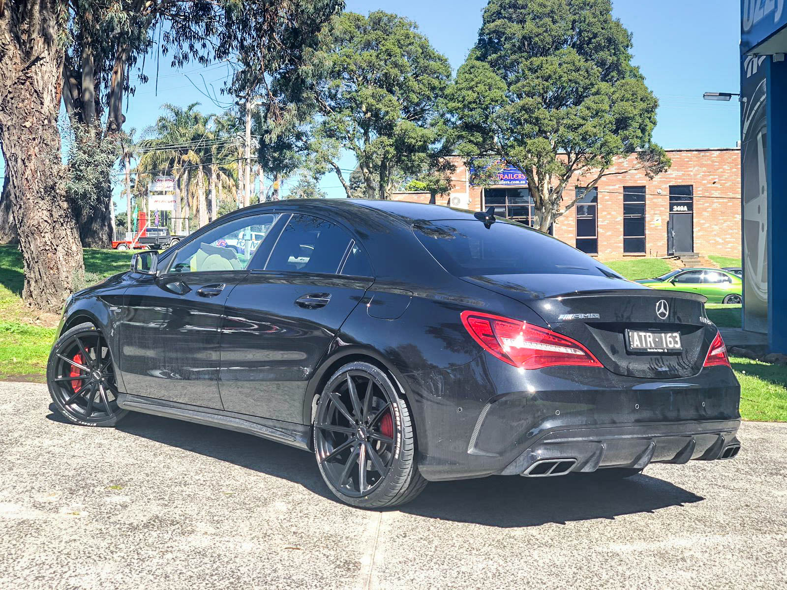 Mercedes-benz c-class hussla moz matte black #1388