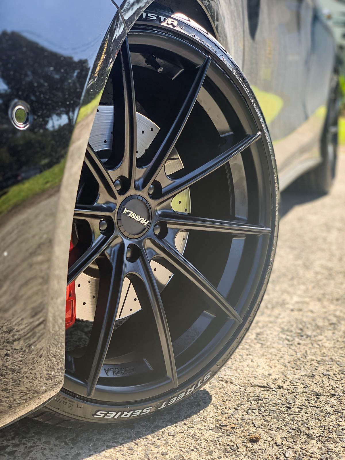 Mercedes-benz c-class hussla moz matte black #1388