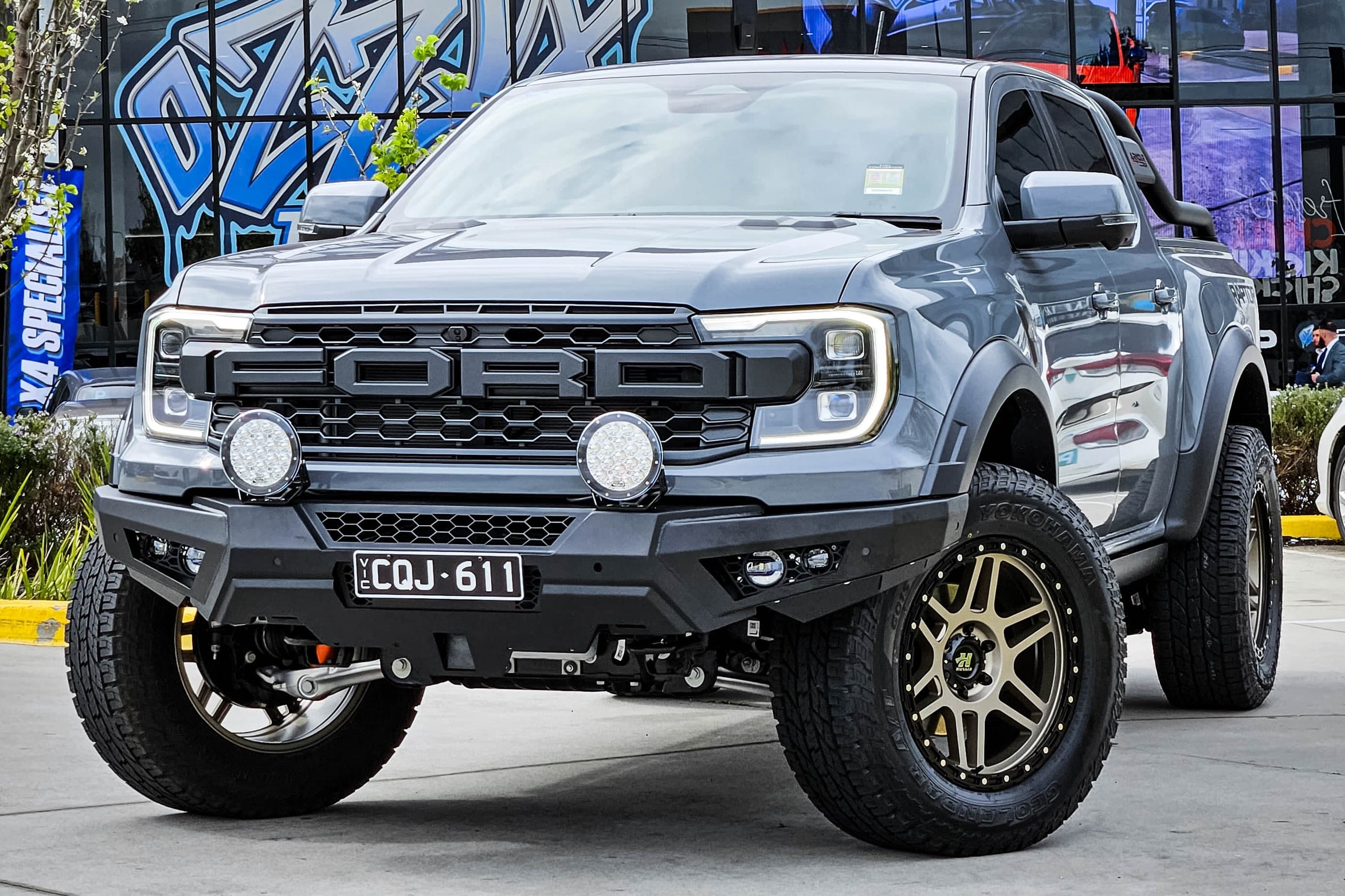 ford ranger next gen hussla terror matte bronze wheel #13934