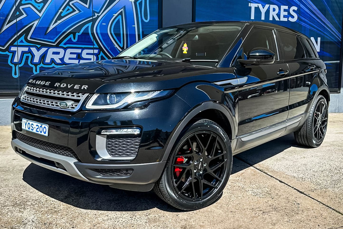 land rover range rover hussla savage gloss black wheel #13945