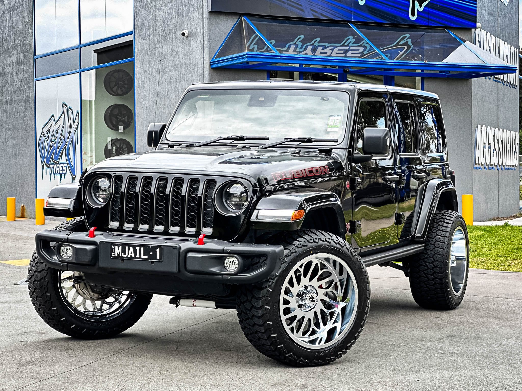 jeep wrangler hussla mac 10 chrome chrome wheel #14091