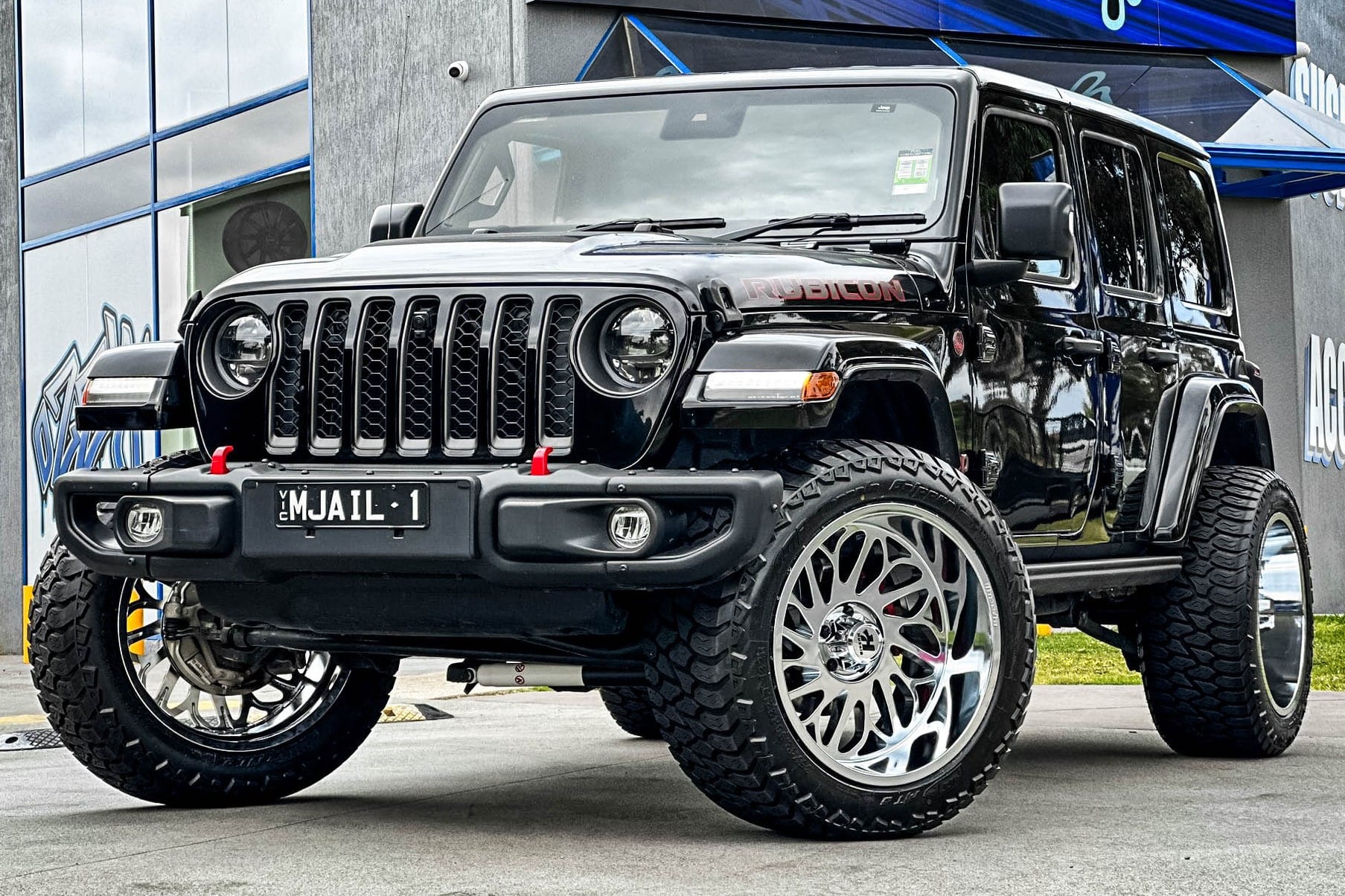 jeep wrangler hussla mac 10 chrome chrome wheel #14091