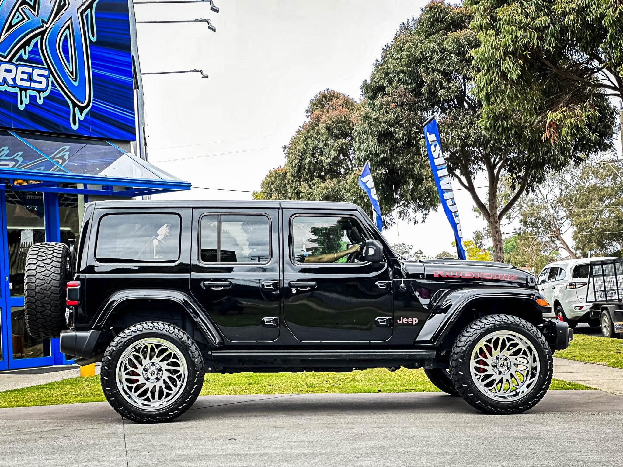 jeep wrangler hussla mac 10 chrome chrome wheel #14091