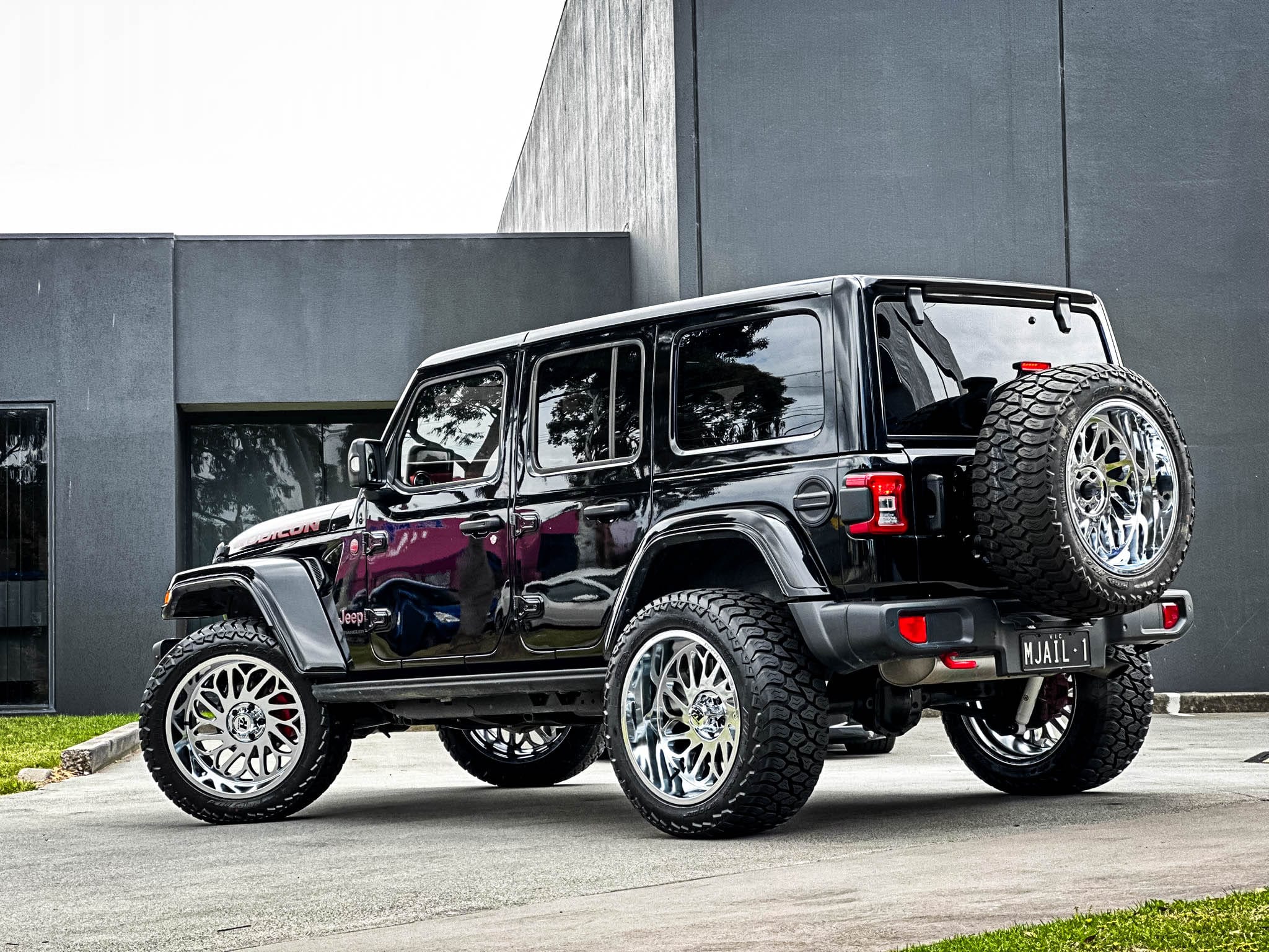 jeep wrangler hussla mac 10 chrome chrome wheel #14091