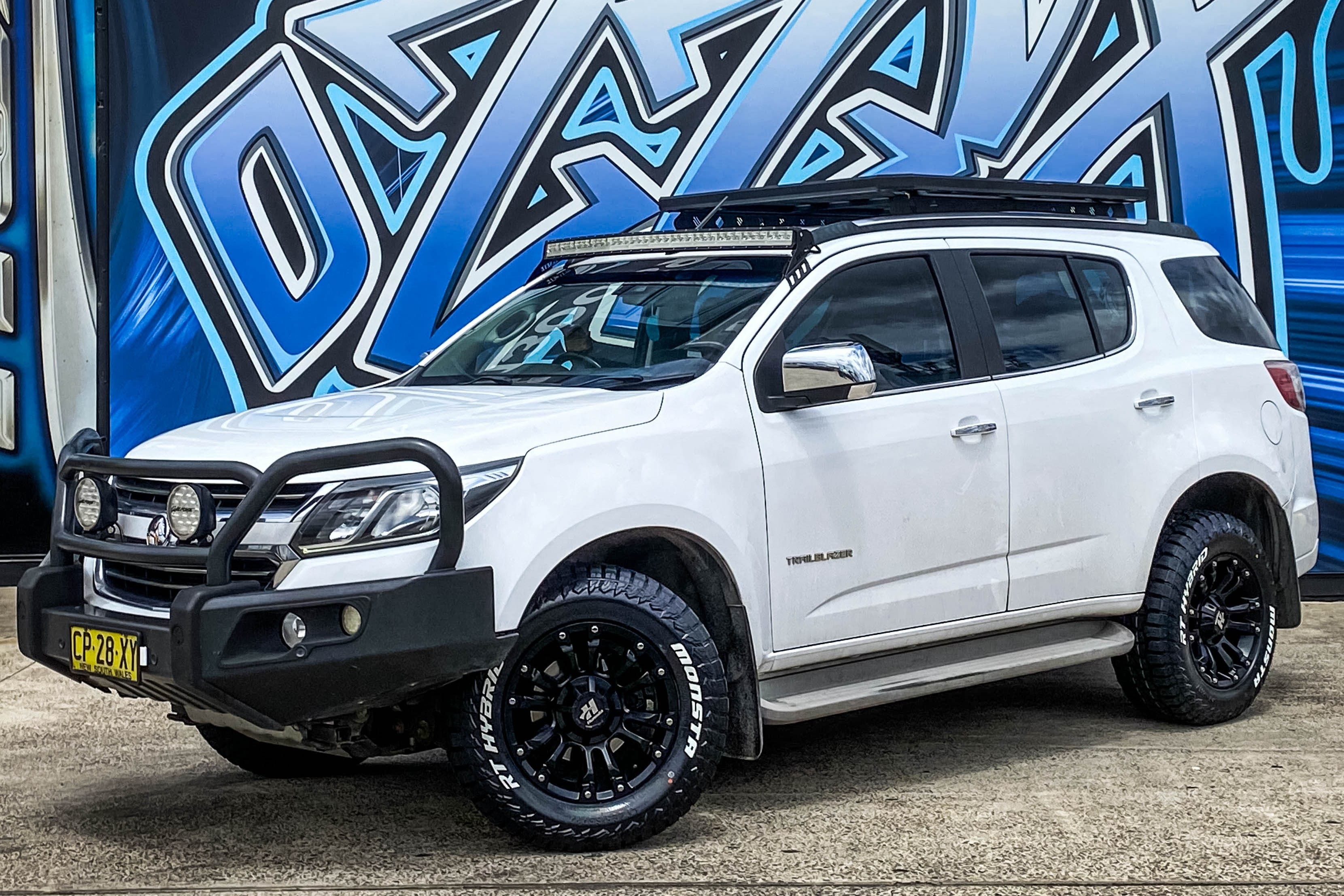 HOLDEN TRAILBLAZER HUSSLA AMBUSH MATTE BLACK Wheel #14124
