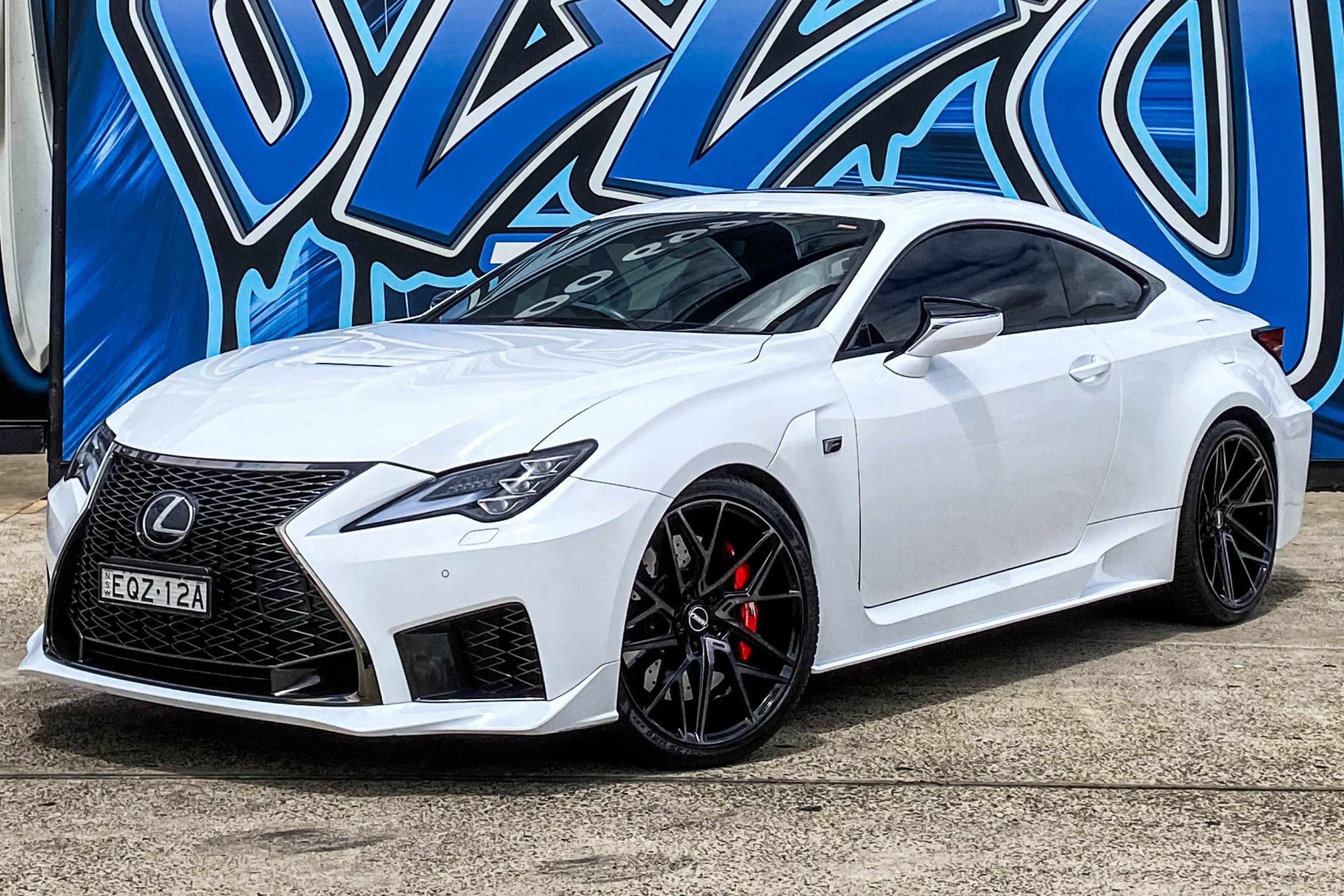 LEXUS RC F HUSSLA JACQUES GLOSS BLACK DARK TINT Wheel #14129