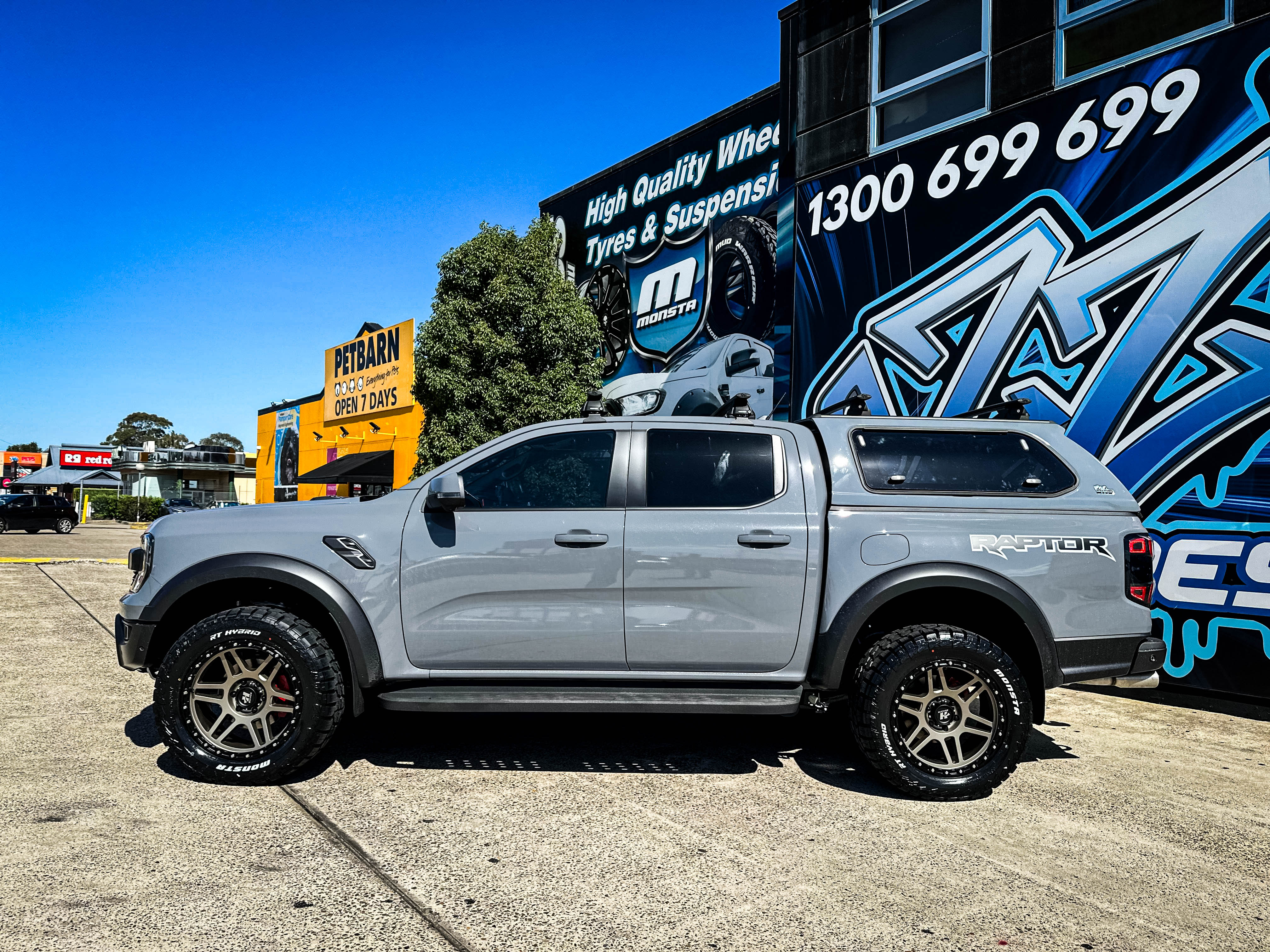 ford ranger next gen hussla terror matte bronze wheel #14221