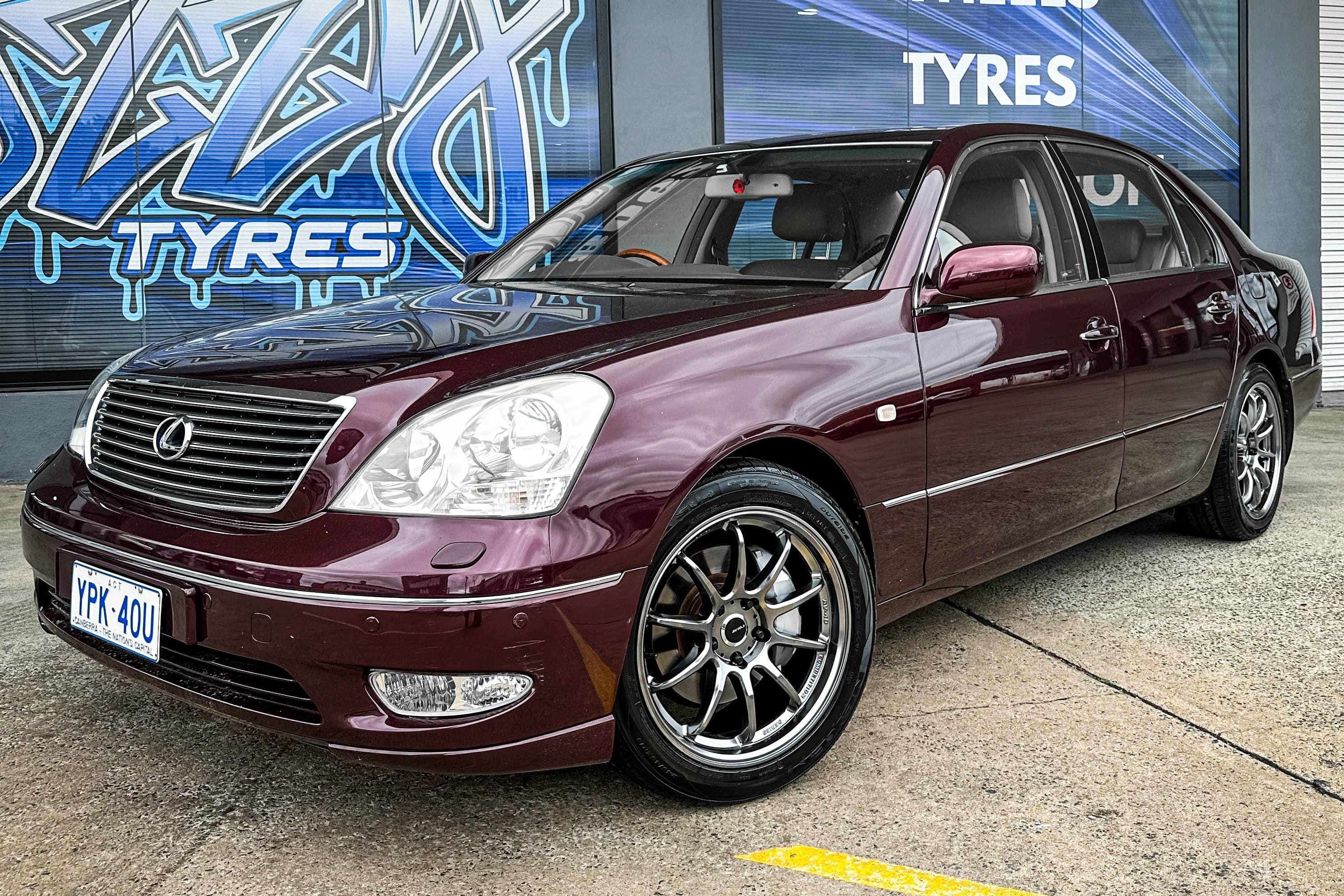 LEXUS LS AVID AV-40 HYPER BLACK Wheel #14262